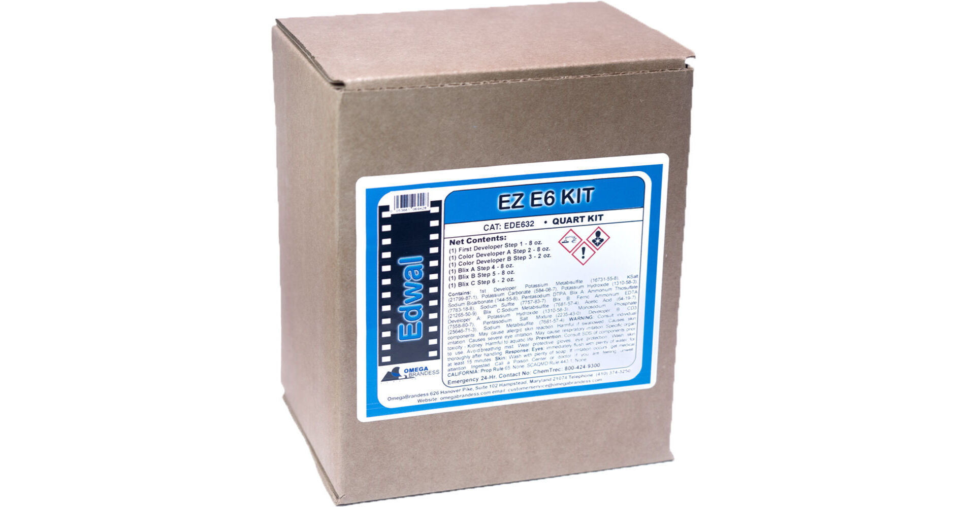 Edwal EZ E-6 Developing Kit (32 oz) EDE632 B&H Photo Video