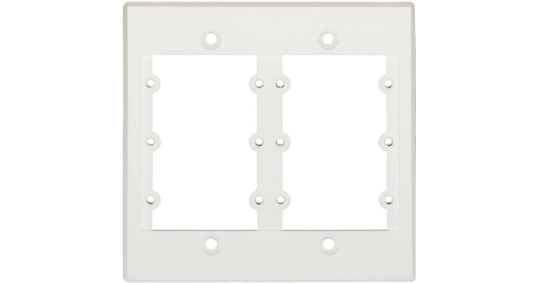 Kramer Two-Gang Frame for Wall Plate Inserts FRAME-2G/US(W) B&H