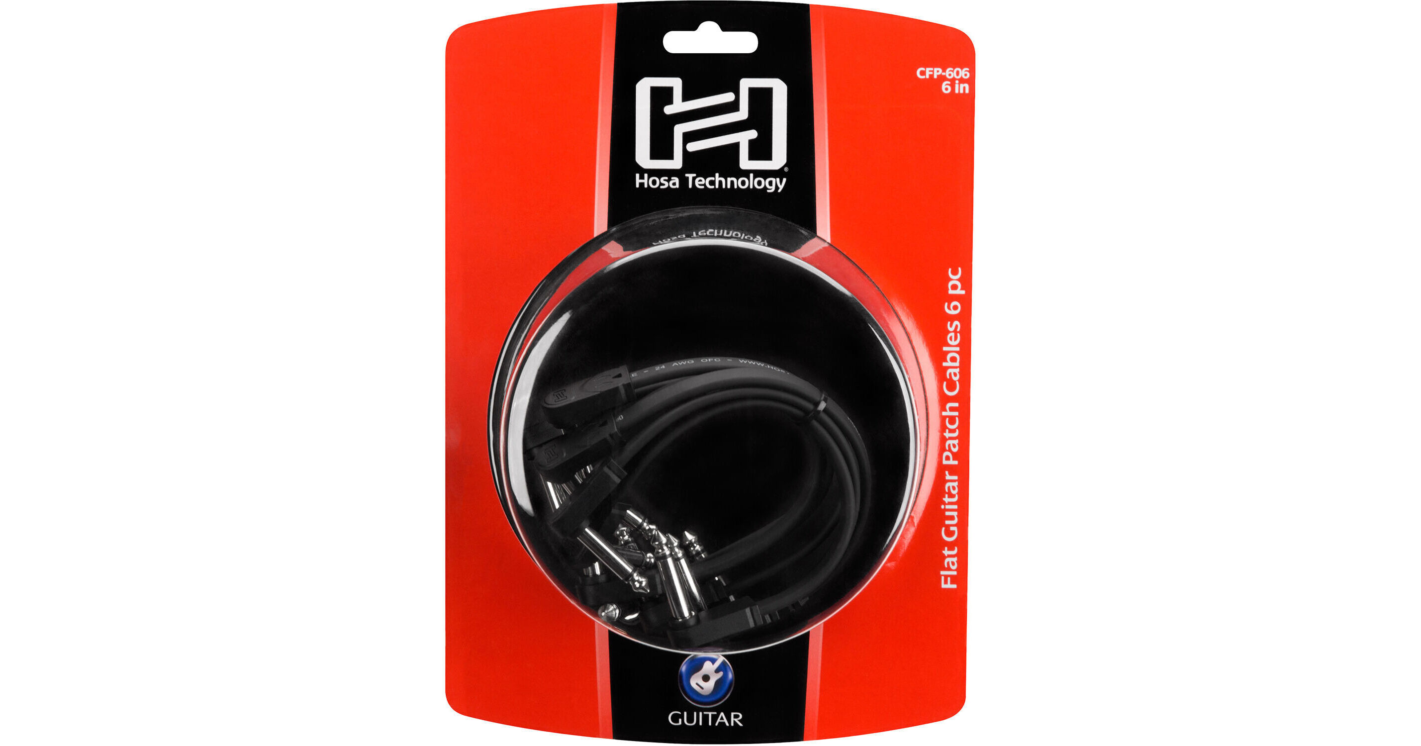 Hosa Technology Flat 1/4" Right-Angle Phone Male to 1/4" CFP-118