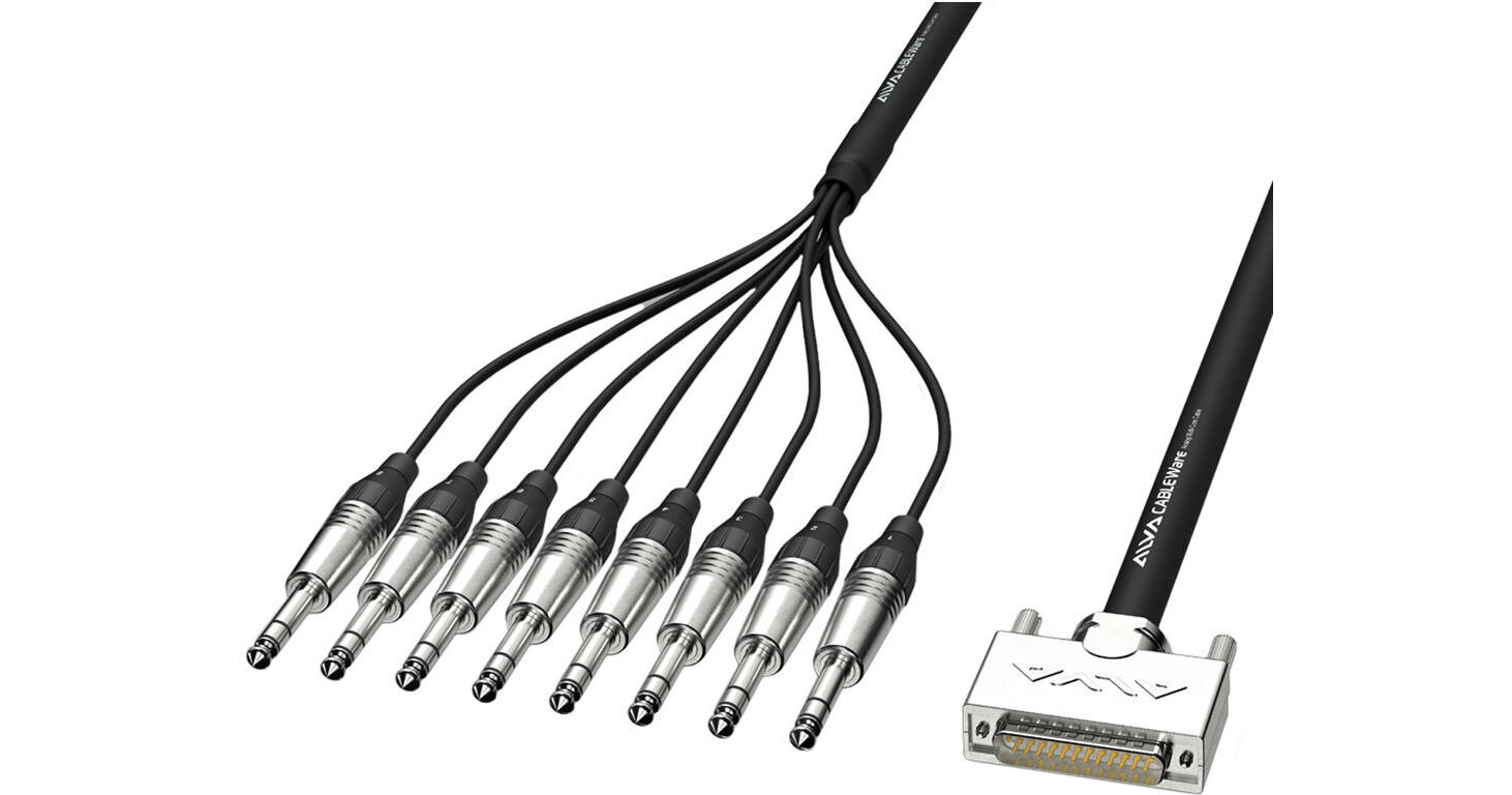 ALVA Analog Breakout-Cable, TRS - 6.5' (2m) AI25-8TPRO2 B&H