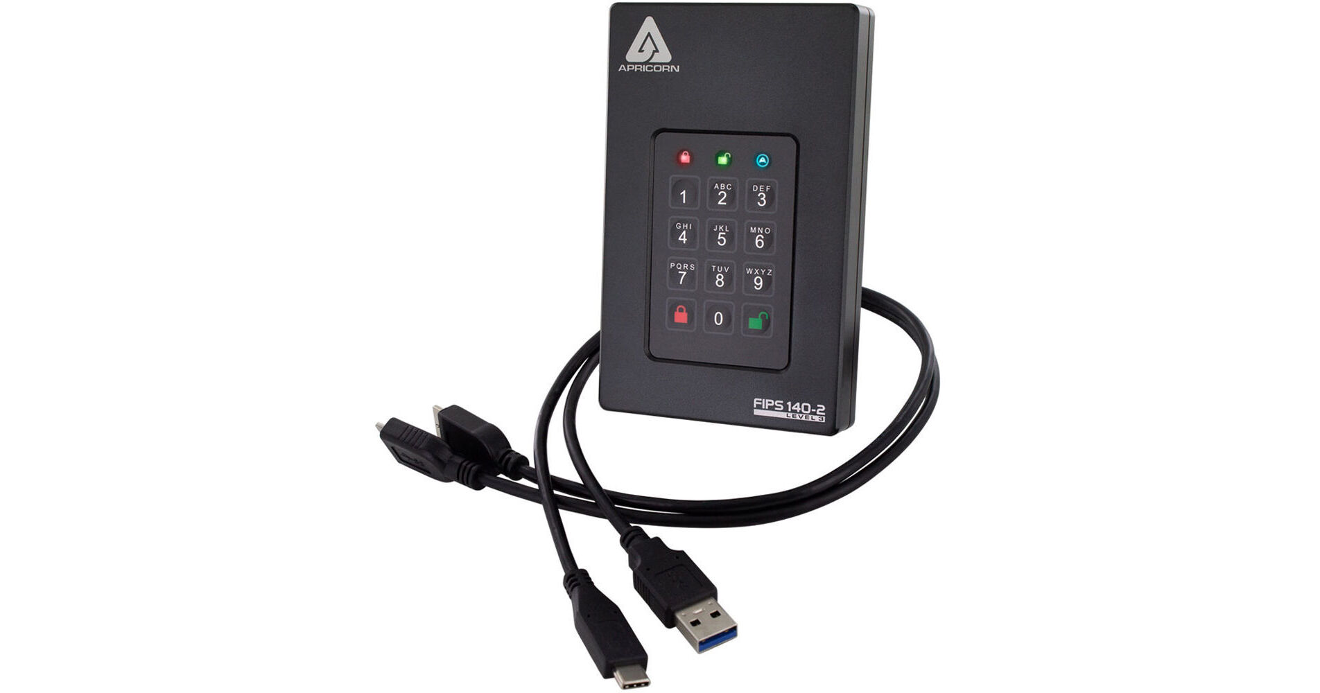 Apricorn 4TB Aegis Fortress L3 FIPS 140-2 Level 3 AFL3-4TB B&H