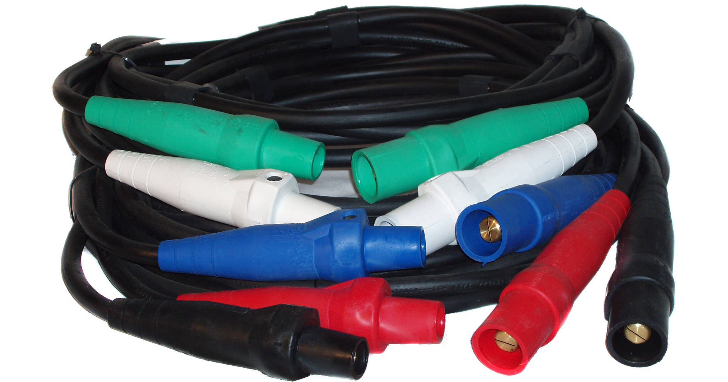 Lex Products #2 AWG-Rated 5-Wire Banded CamLock Cable FBL305W-50