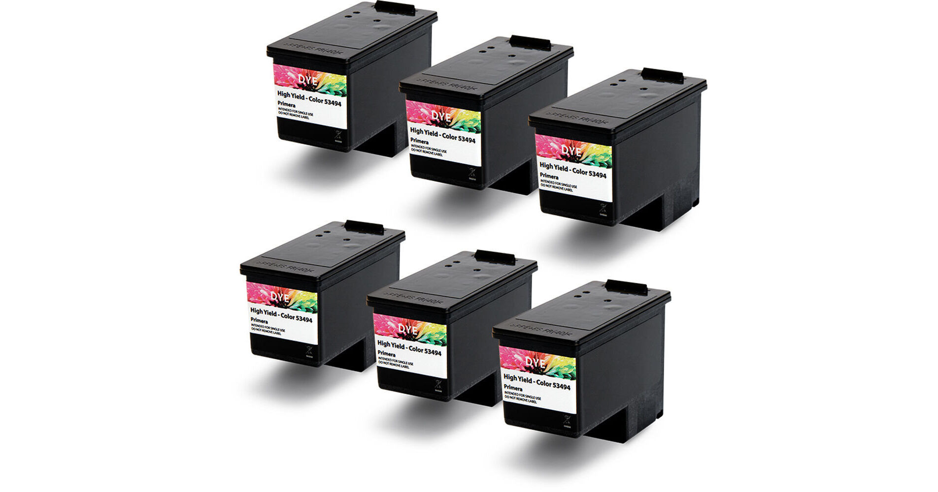 Primera IP60 Full-Color & High-Yield Ink Cartridge (6-Pack)