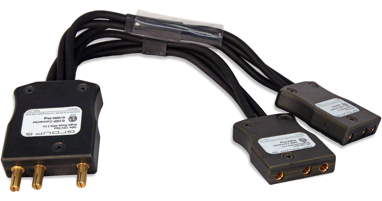 Lex Products Splitter 100A Stage Pin Plug to 2 60A Stage