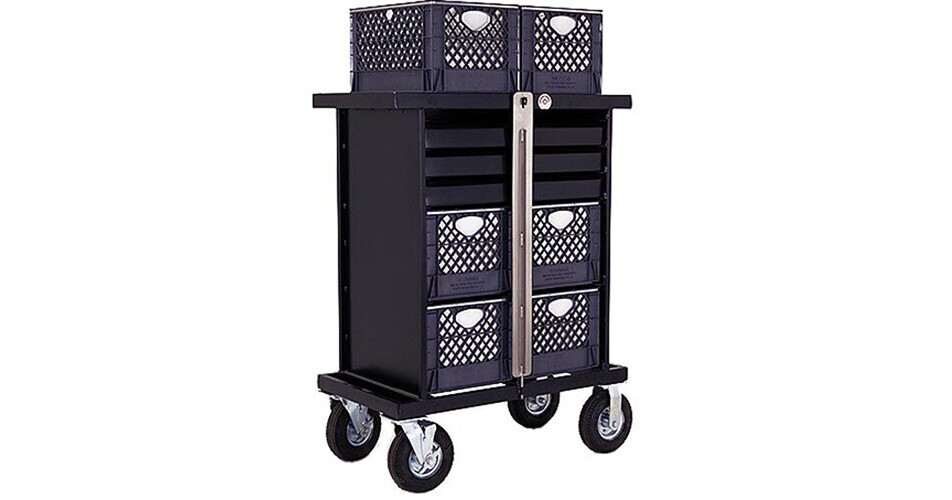 Backstage Equipment 4-Crate Vertical Set Box Cart SB-04V B&H
