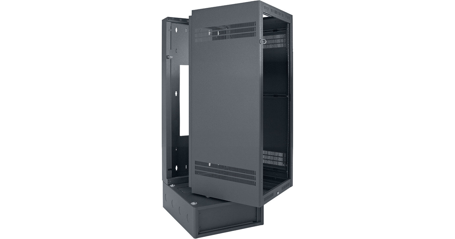 Lowell Manufacturing Rack-Wall/Base Mount-24U, 32" LWBR-2432 B&H