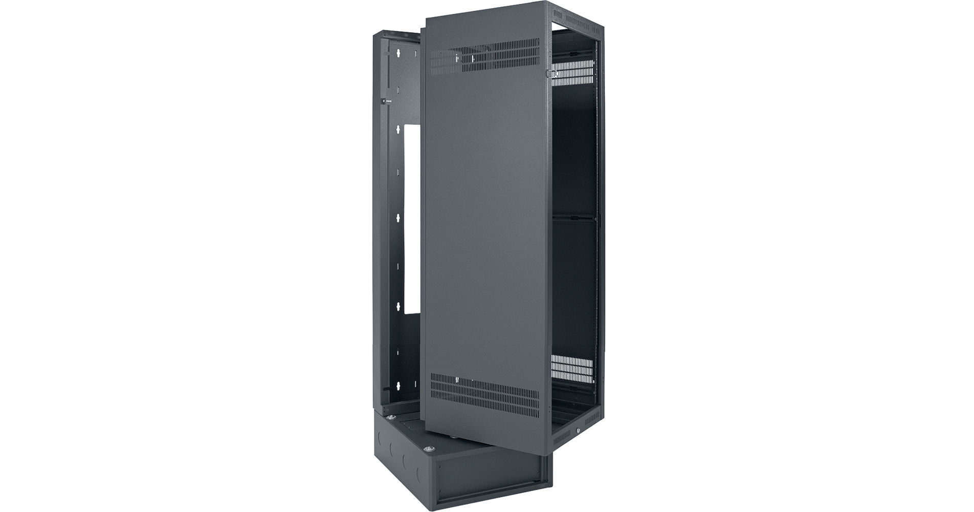 Lowell Manufacturing Rack-Wall/Base Mount-40U, 32" LWBR-4032 B&H