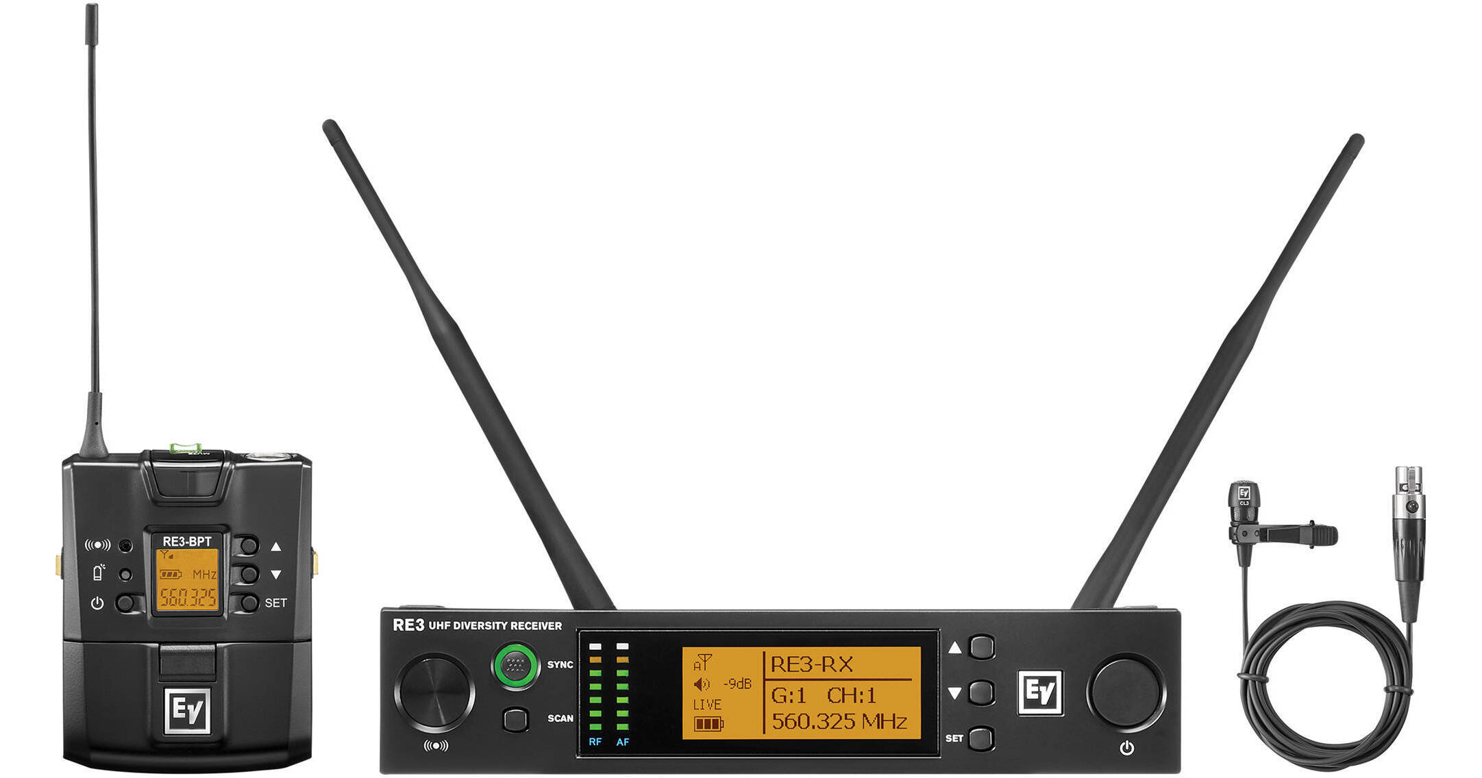 Electro-Voice RE3-BPCL Bodypack Wireless System F.01U.354.231