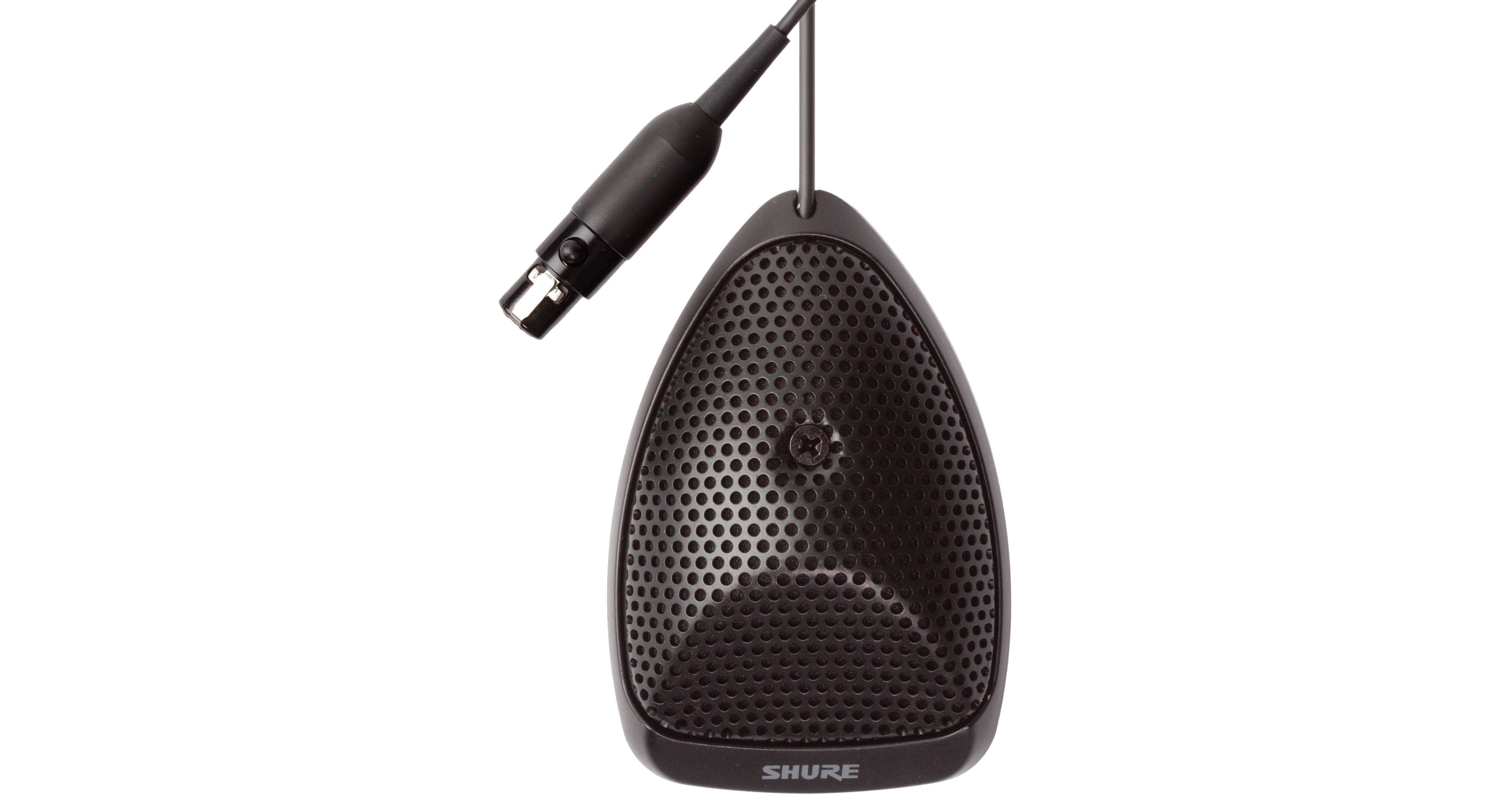 Shure MX391 Microflex Cardioid Boundary Microphone (Black)