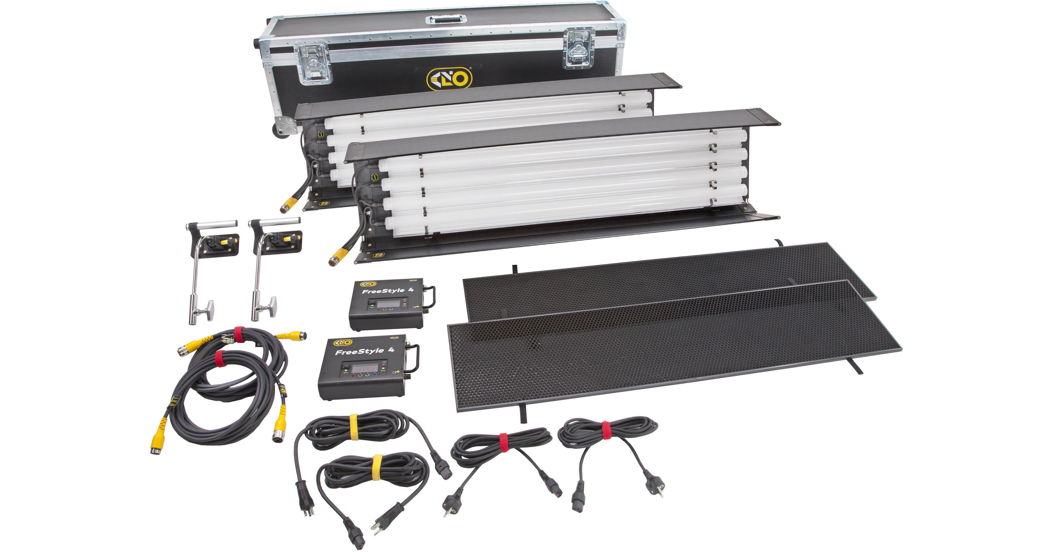 Kino Flo FreeStyle T44 Gaffer LED DMX 2-Light Kit KIT-FT44GU B&H