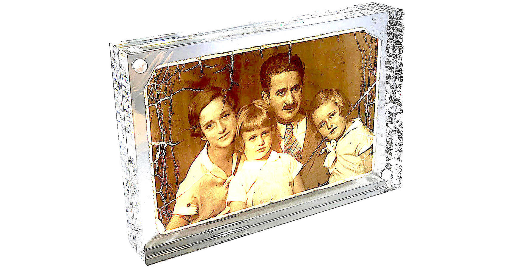 Canetti Design Group Crystal Magnet Frame (4 x 6") LC146 B&H