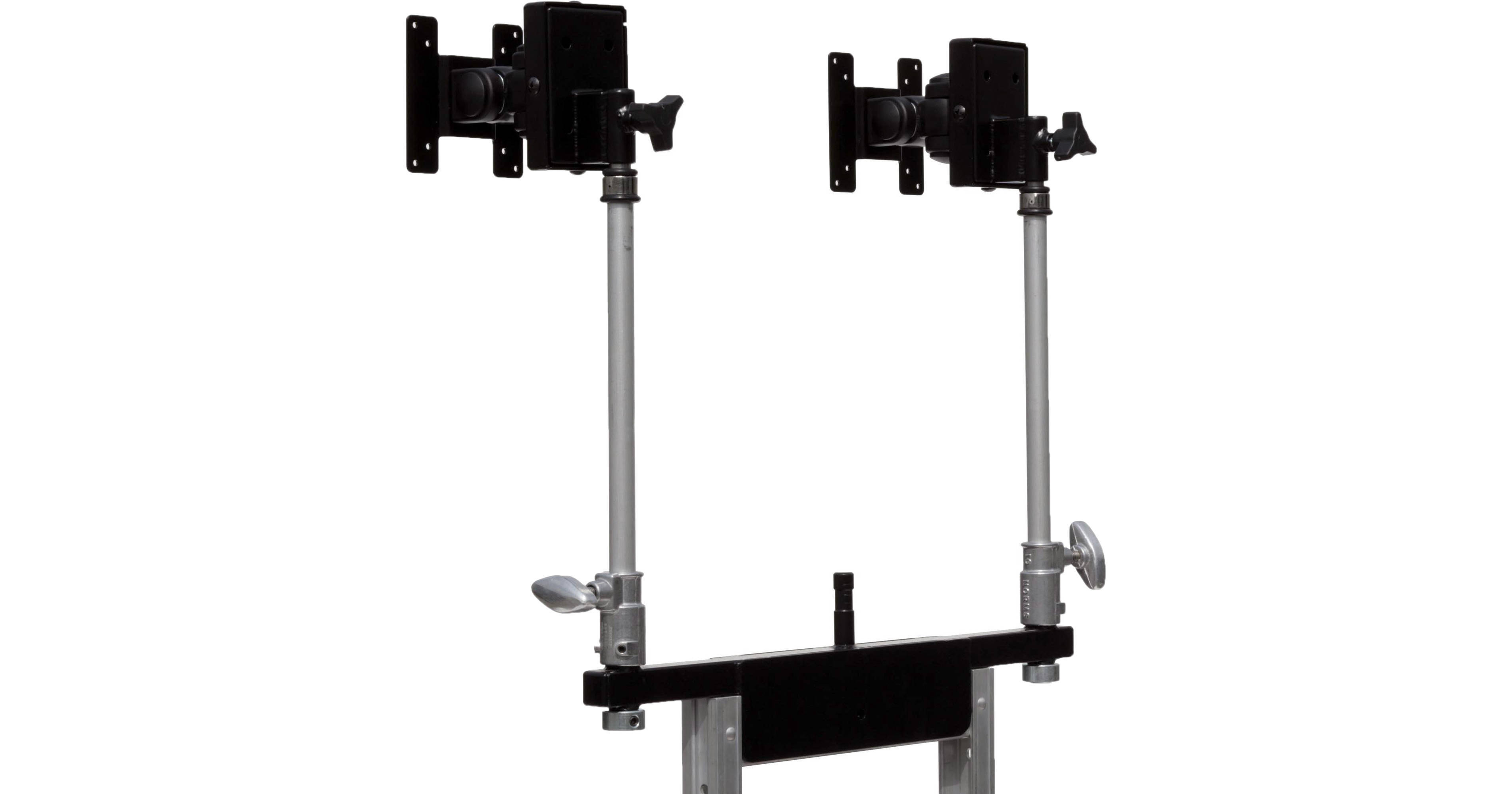 Backstage Equipment Vertical Monitor Riser with Dual 5/8"
