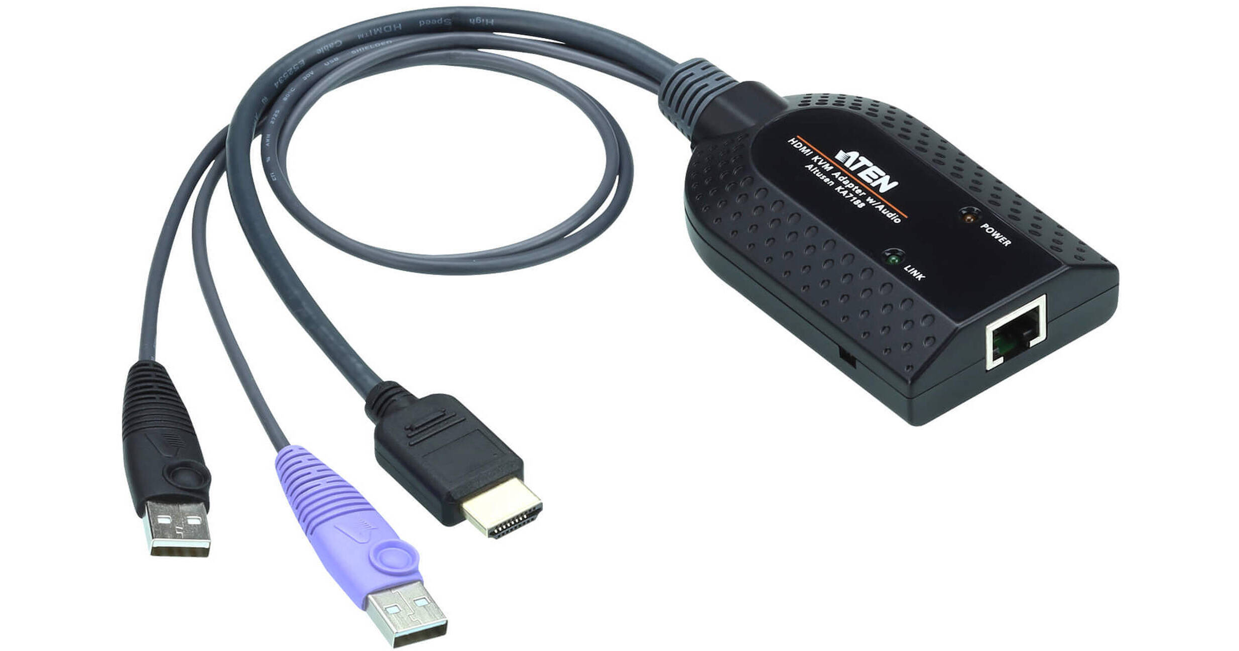 ATEN KA7188 USB HDMI Virtual Media KVM Adapter Cable KA7188 B&H