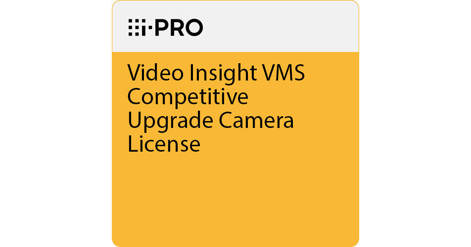 i-PRO Video Insight VMS Competitive Upgrade Camera IPSVC-CUP-UL