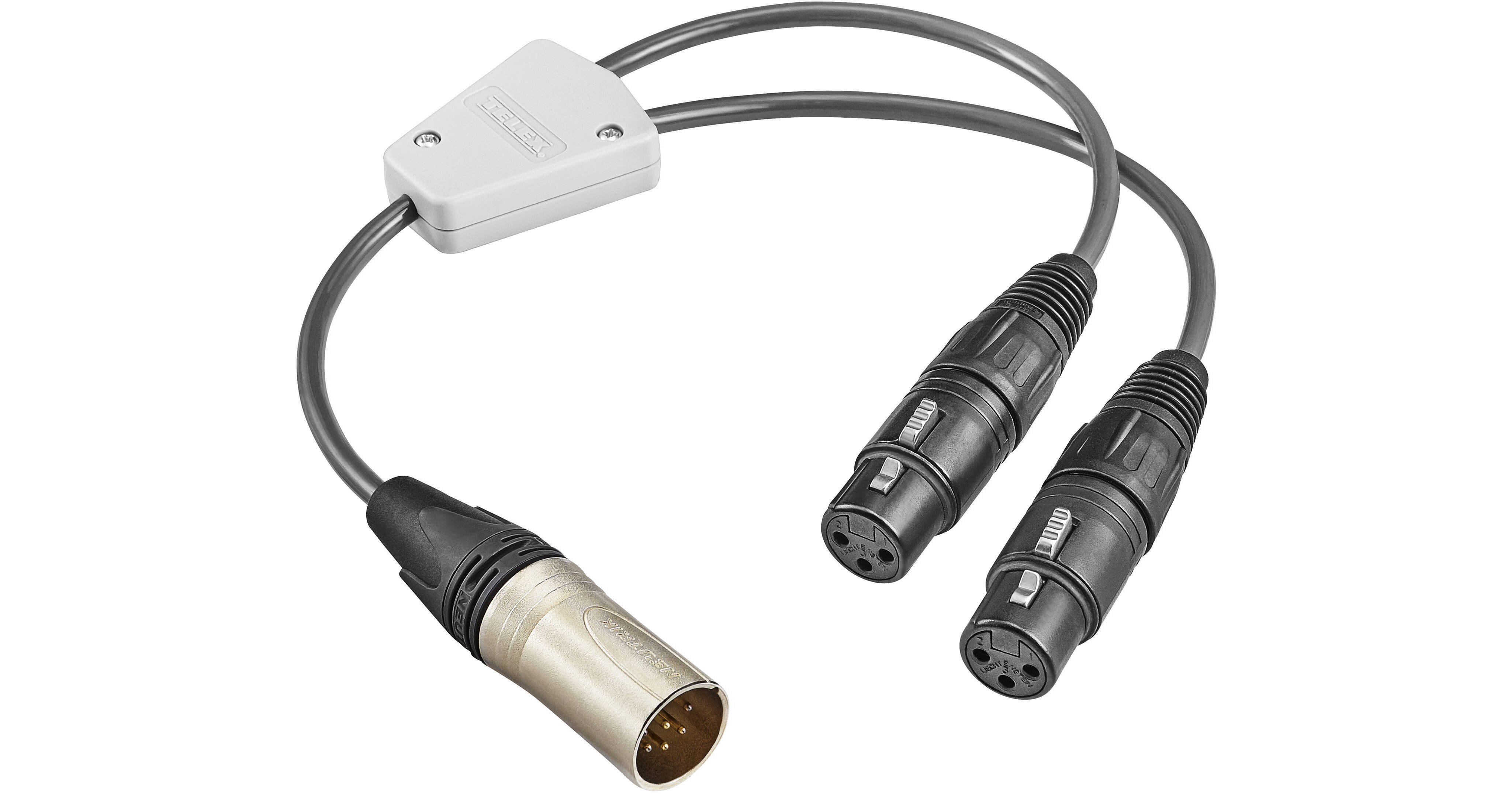 Telex Cable Adaptor: 6-Pin/M SWC to Two 3-Pin/F F.01U.350.729