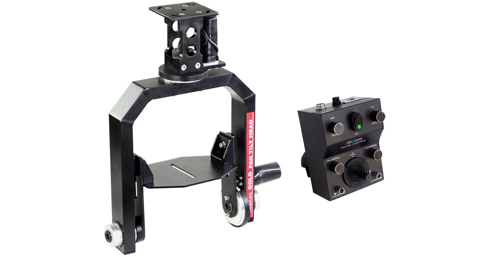 Proaim Gold Pan/Tilt Head with 12V Joystick Control Box PT-GOLD