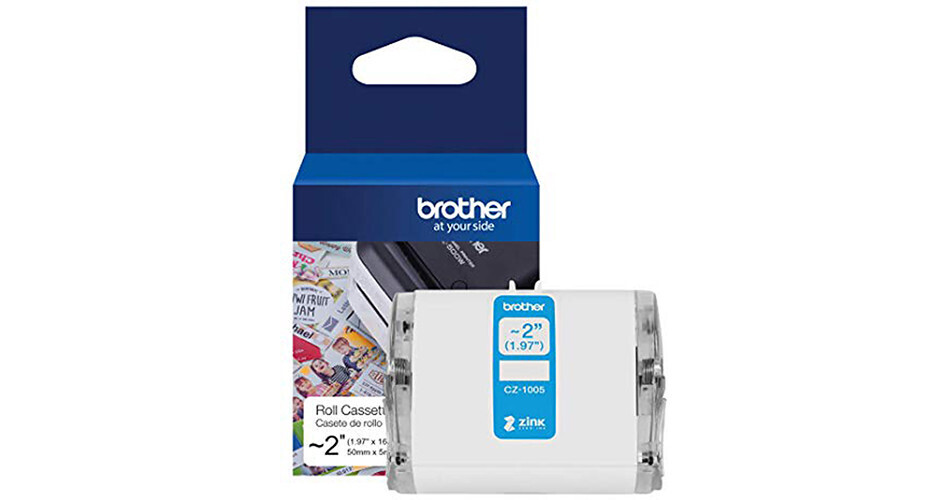 Brother Label Roll (2" x 16.4') CZ1005 B&H Photo Video