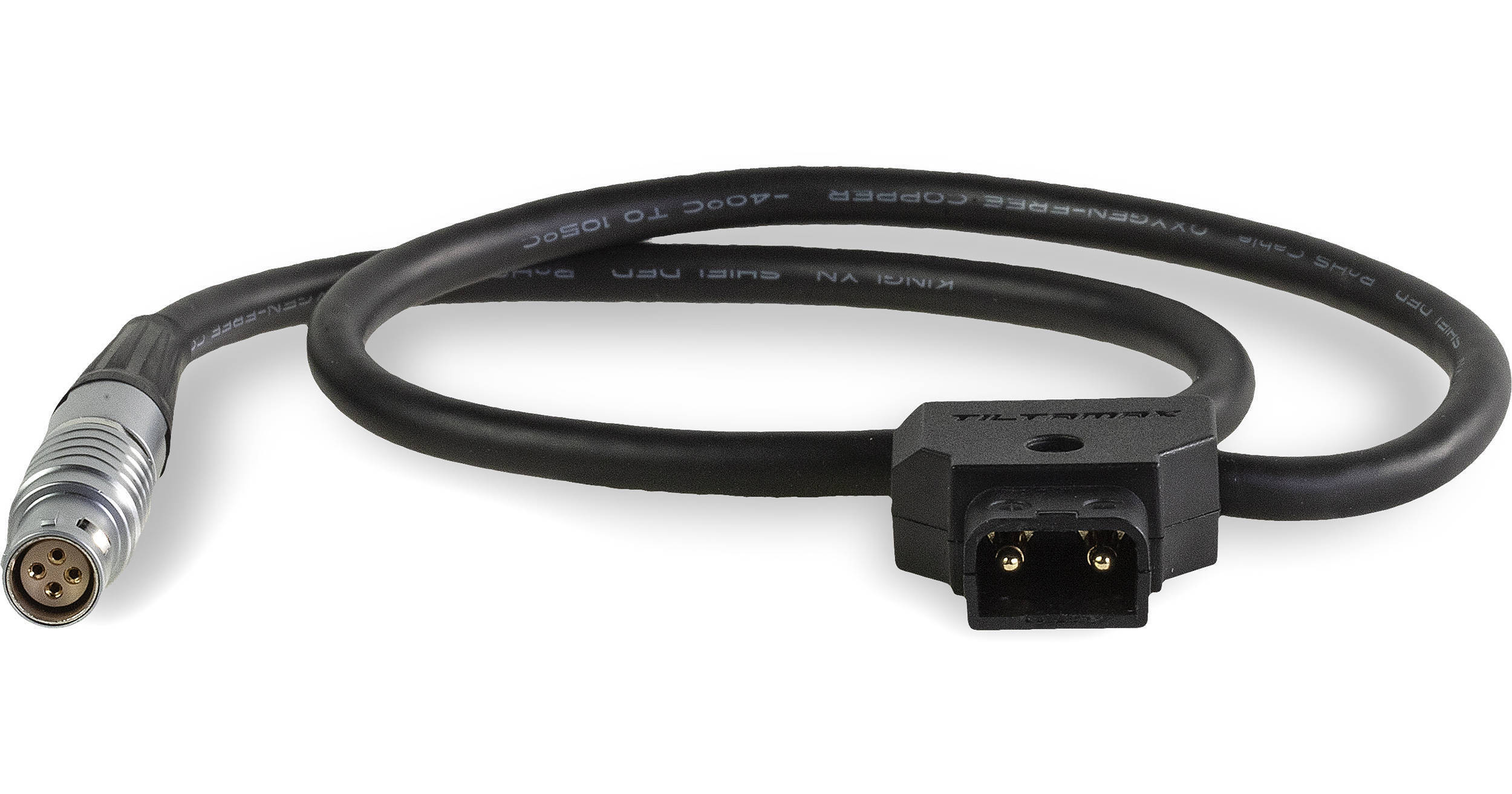 Tilta D-Tap to 4-Pin LEMO-Type Power Cable for Can TCB-4LE-PTAP