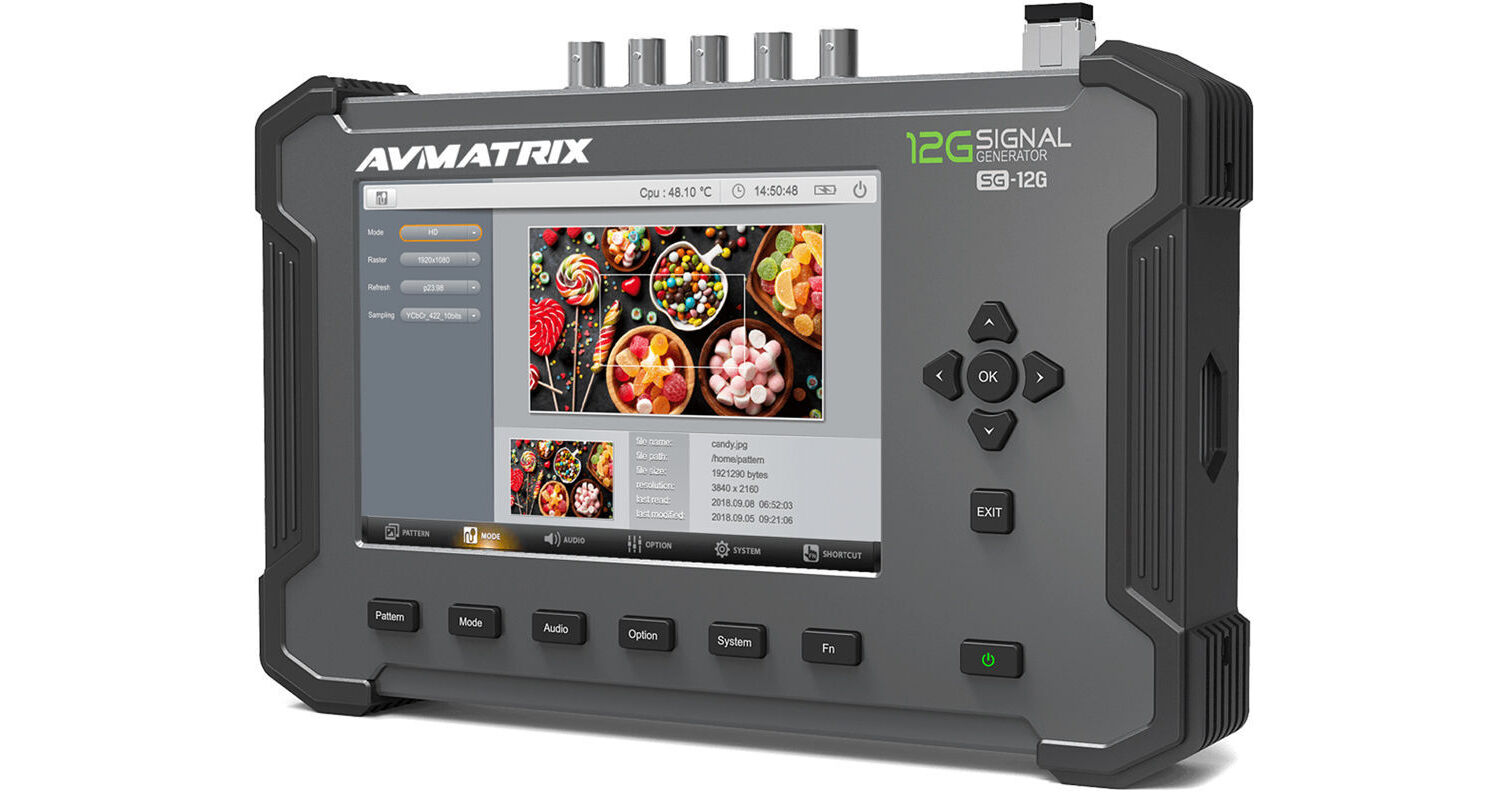 Lilliput 12G-SDI Test Signal Generator & Audio Monitor SG-12G