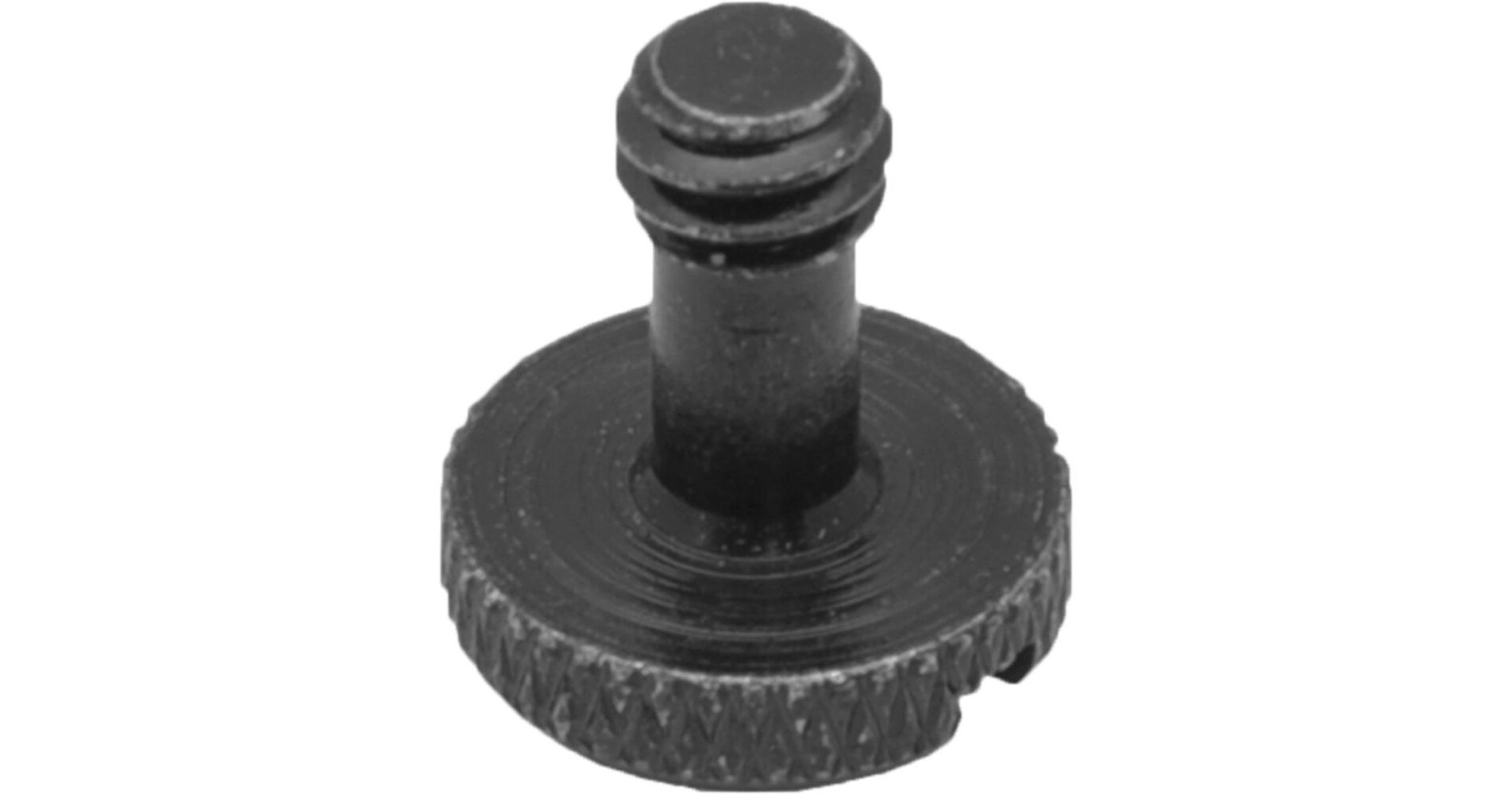 Hazard 4 1/4"-20 Knurled Slotted Camera Mount Screw ACS-Q20-BLK