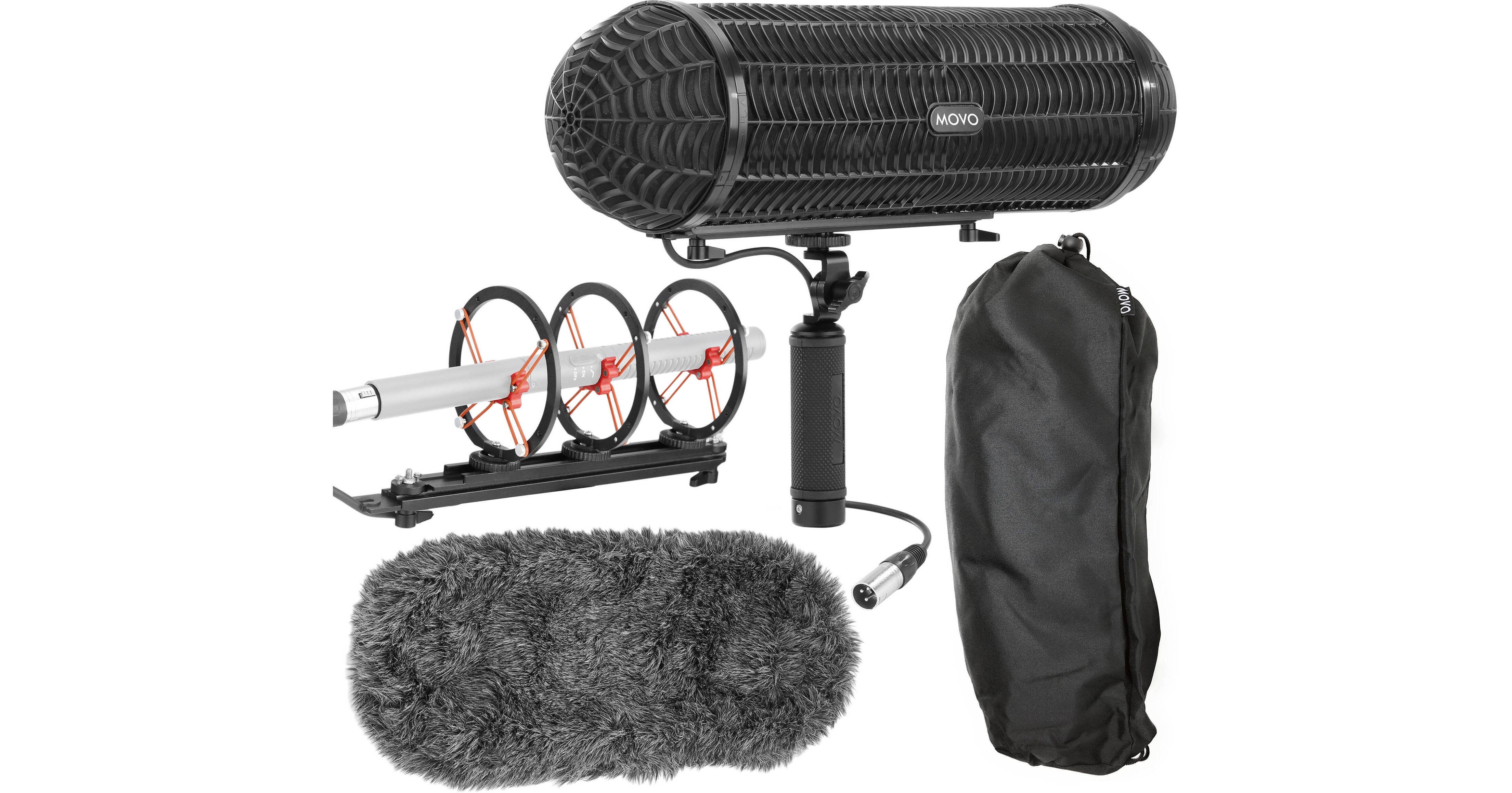 Movo Photo BWS1000 Blimp Windshield and Shockmount System