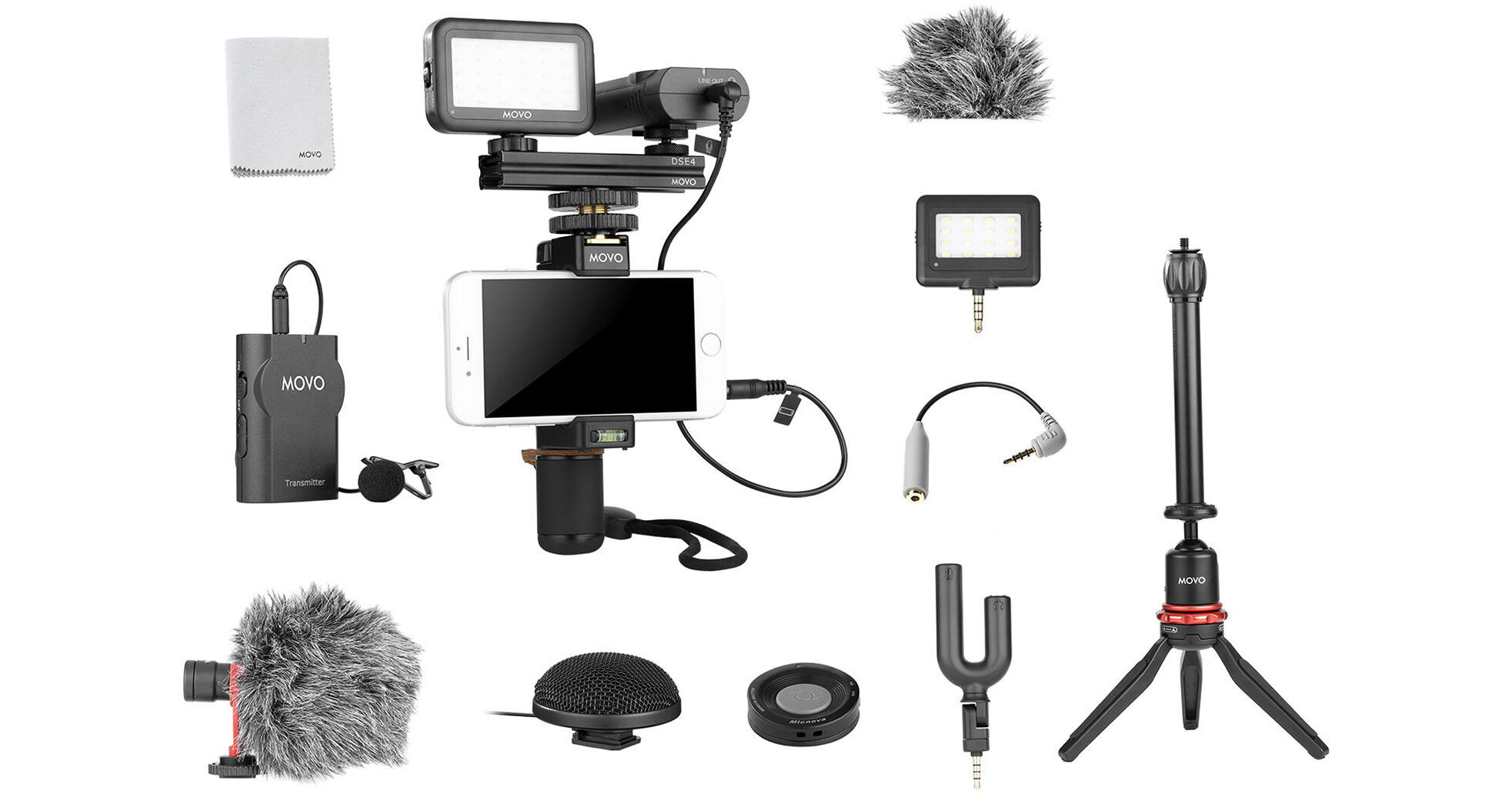 Movo Photo Smartphone Video Kit V8 with Rig, PHONEVIDEO KIT8 B&H