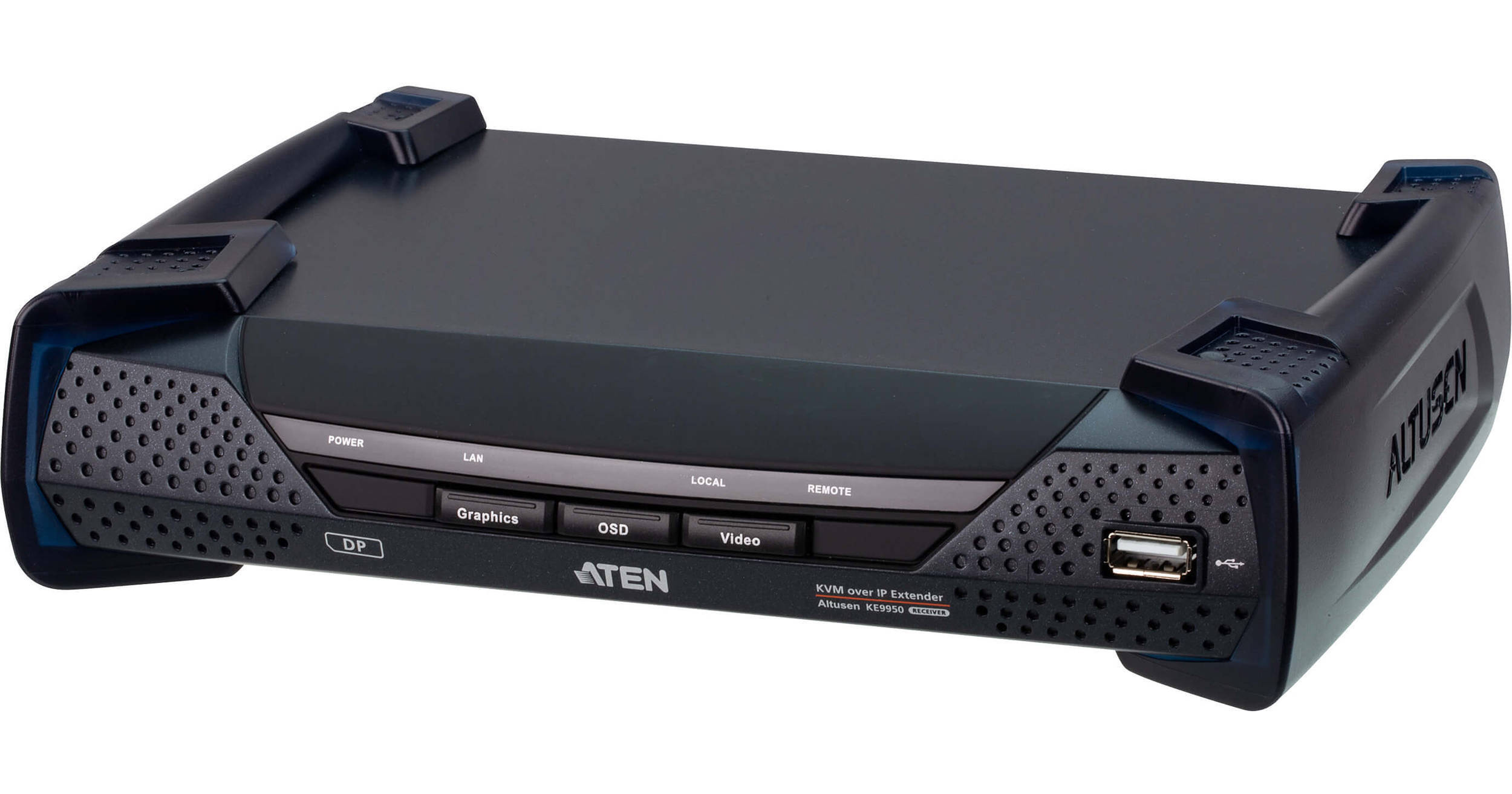 ATEN 4K DisplayPort Single Display KVM over IP Receiver KE9950R
