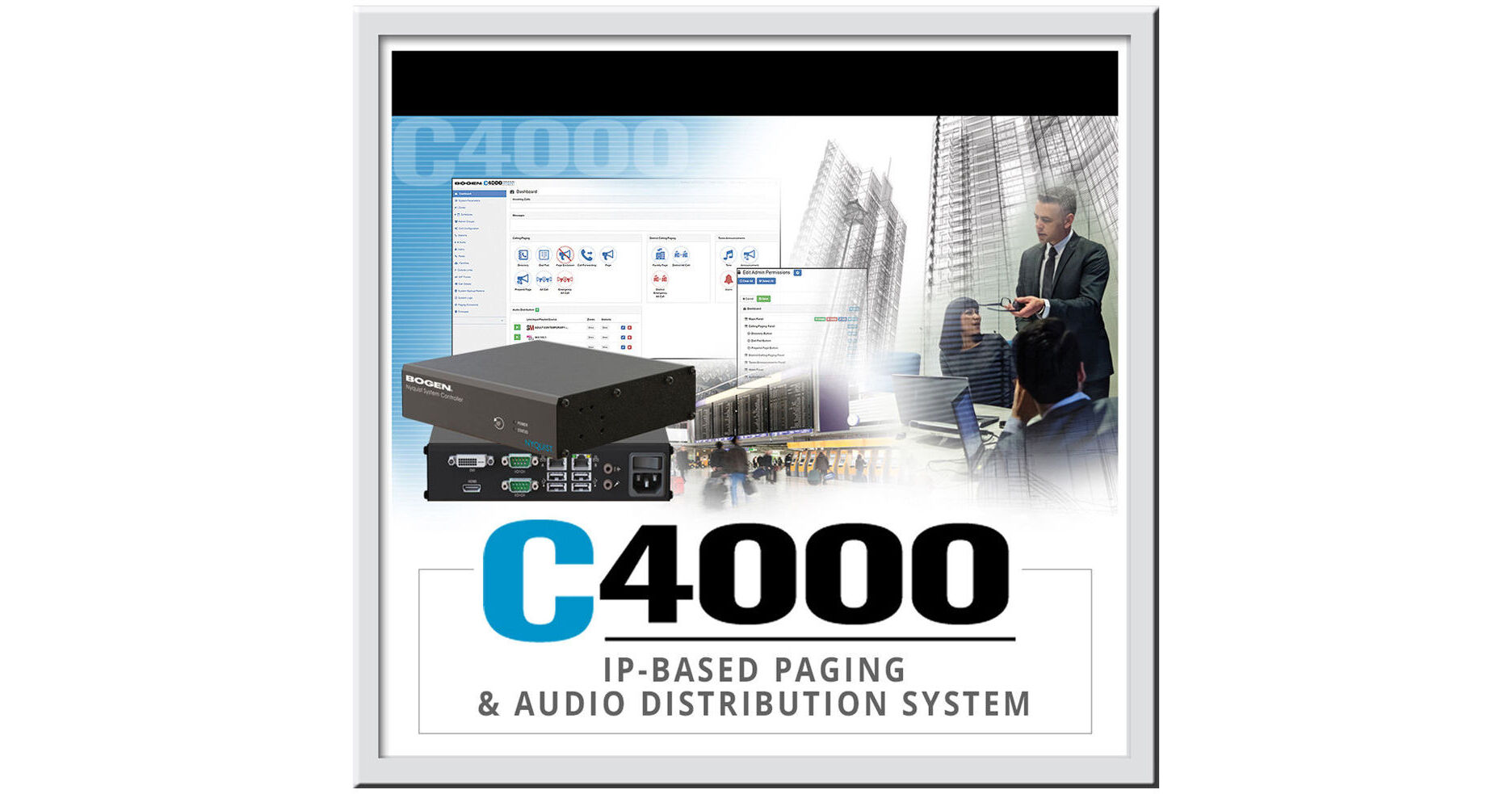 Bogen C4000 Series System-PBX Integrati NQ-C4000PBXI B&H Photo