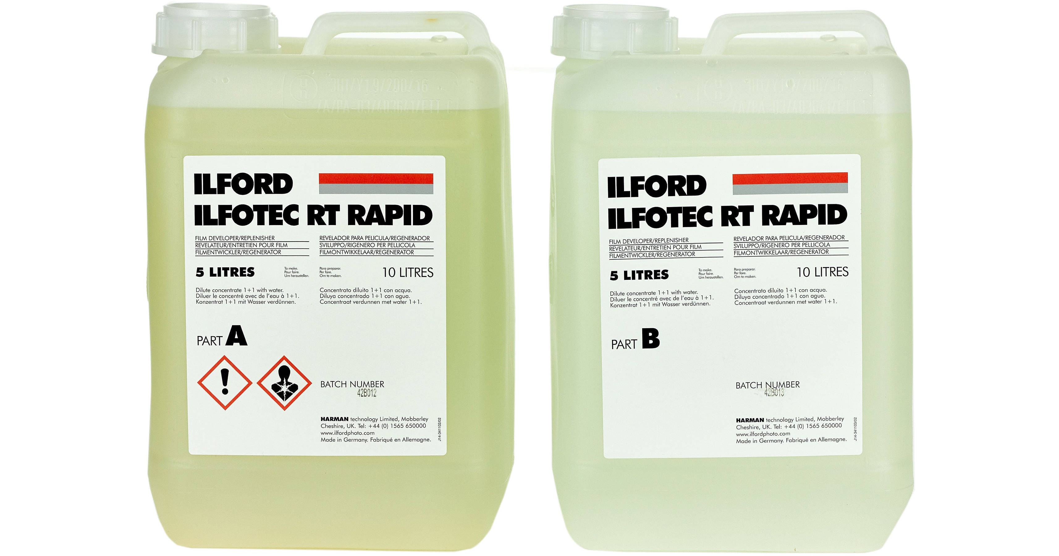 Ilford Ilfotec RT Rapid Developer Replenisher 1878176 B&H Photo