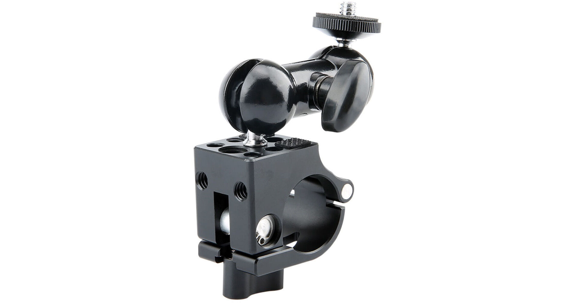 Niceyrig 25mm Rod Clamp with Multifunctional Double Ball Head