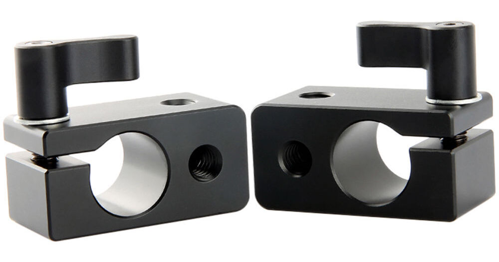 Niceyrig 15mm Single Rod Clamp with 5-Pieces 1/4" Thread Holes