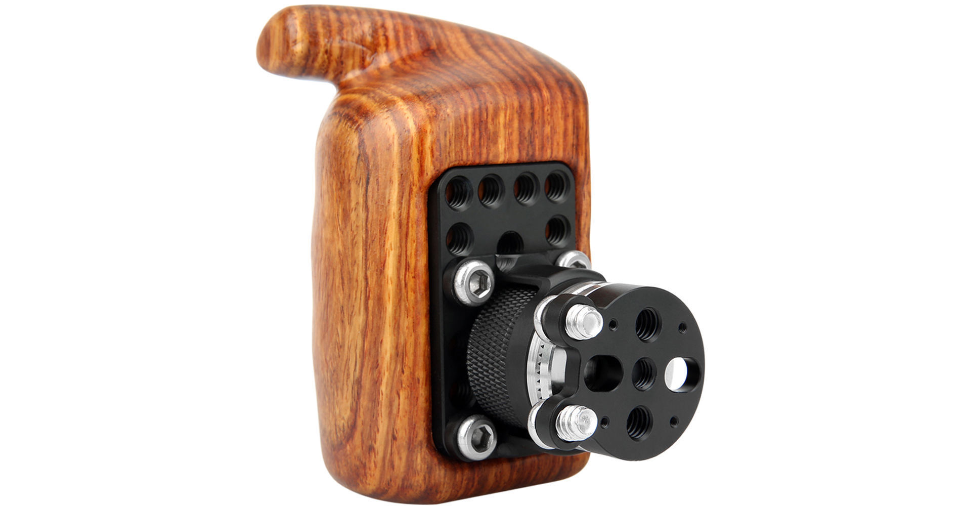 Niceyrig Wooden Handle Grip Kit with Arri Style Rosette Mount