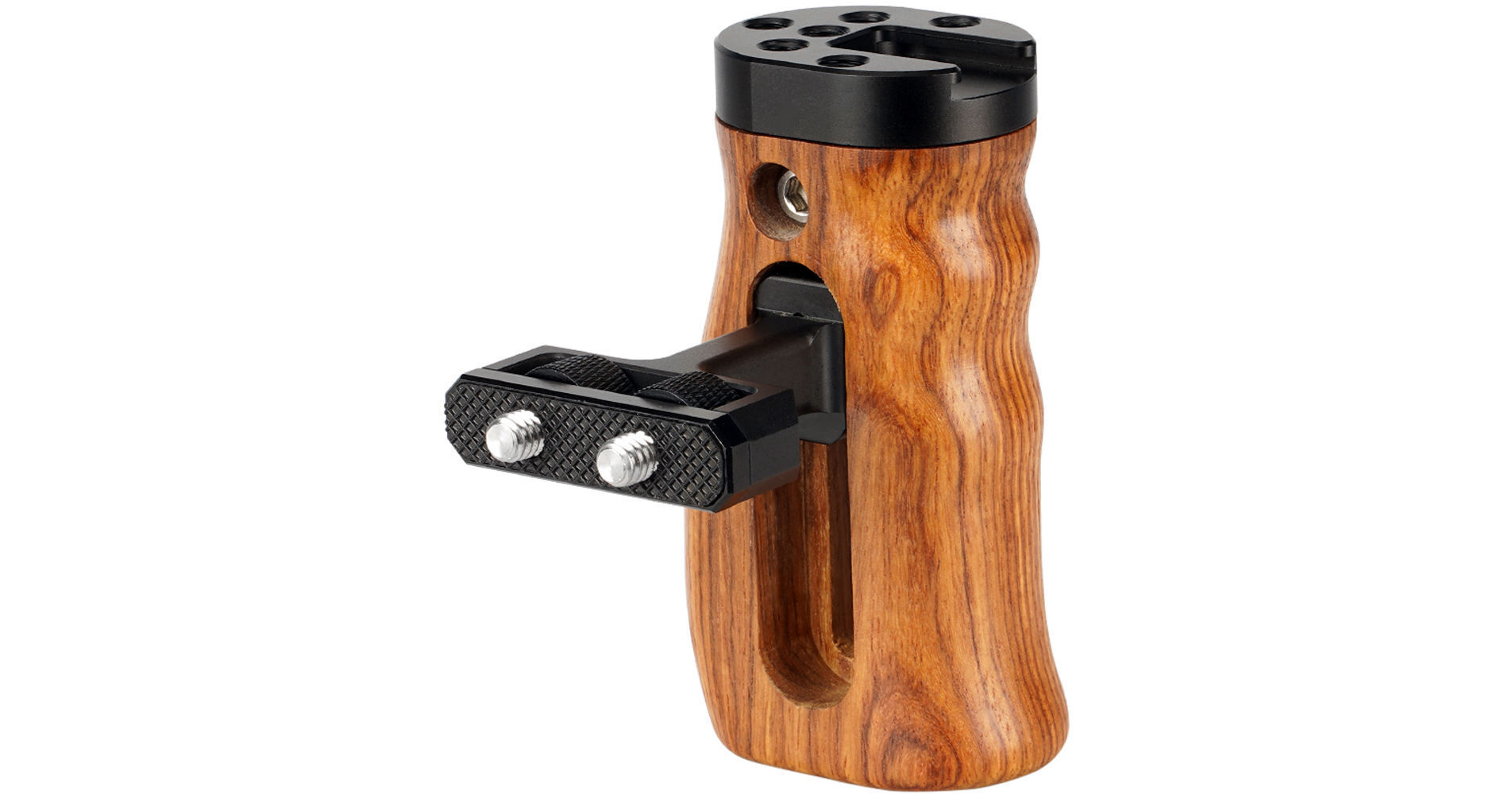 Niceyrig Wooden Hand Grip with 1/4"-20 Mounting (Left Side) 266