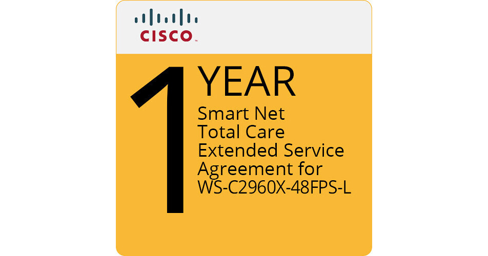 Cisco Smart Net Total Care Service CONSNTWSC294SL B&H Photo Video