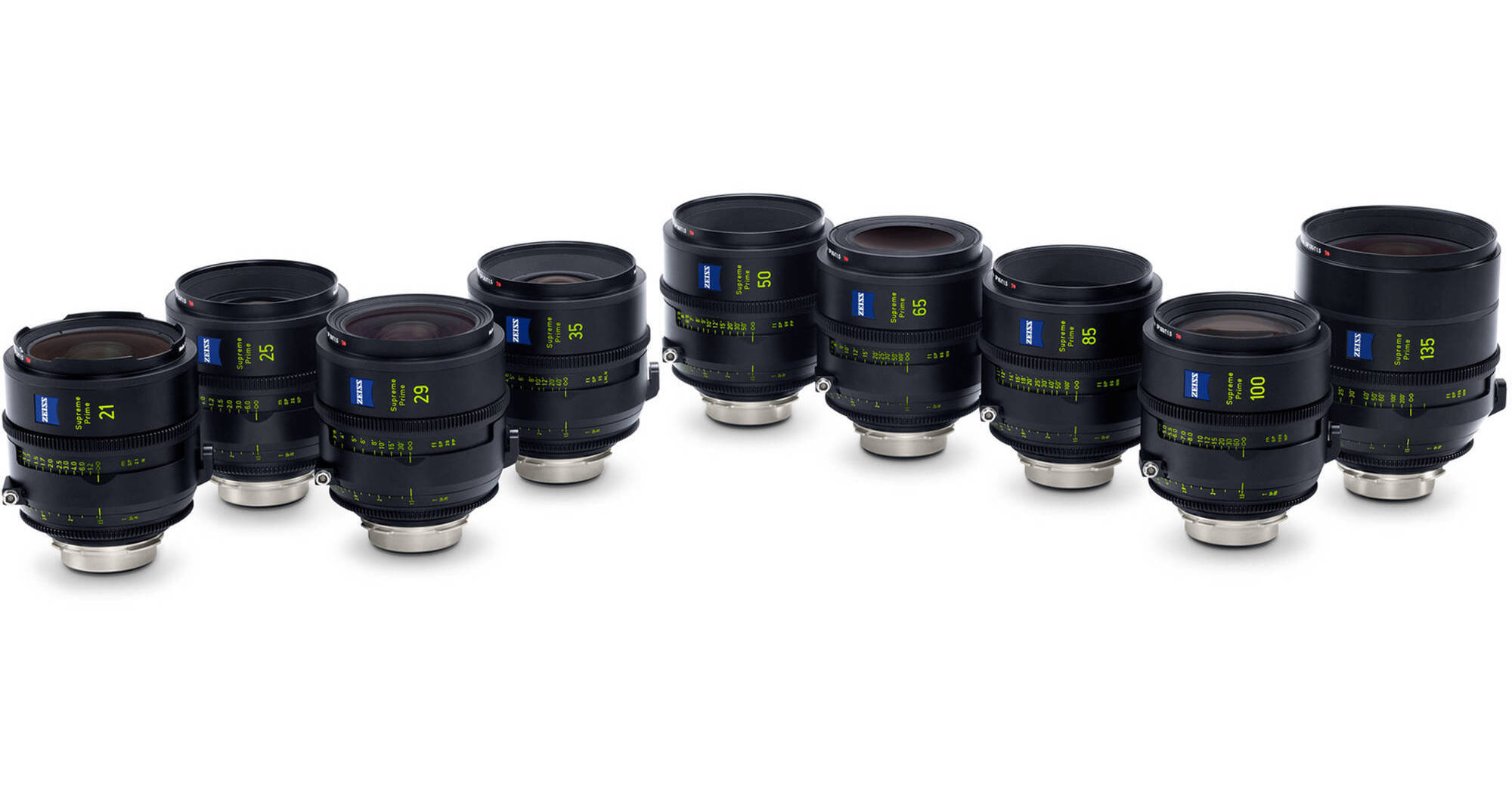 ZEISS Supreme Prime 9 Lens Kit of 21, 25, 29, 35, 50, 2329-587