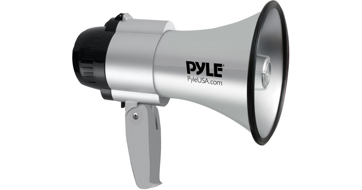 Pyle Pro PMP33SL 30W Megaphone with Siren (Gray) PMP33SL B&H