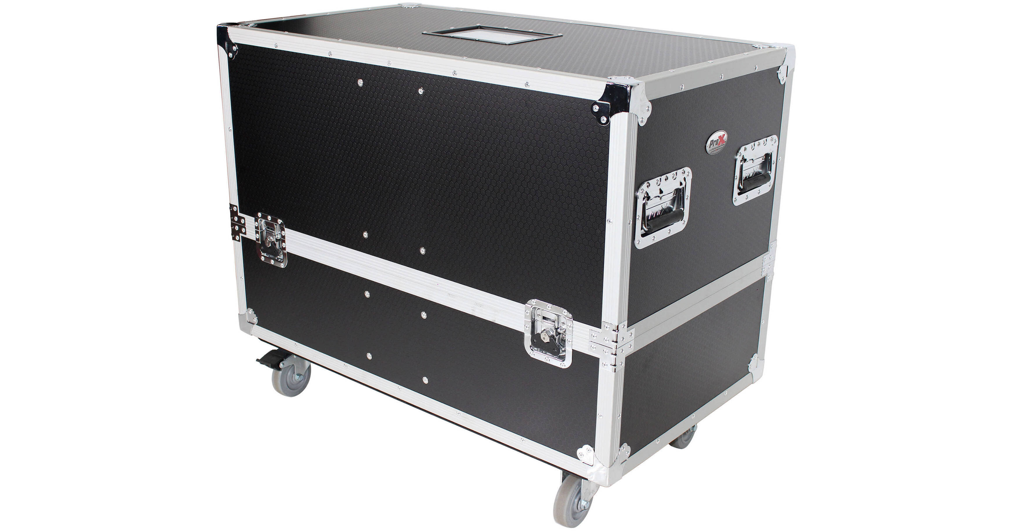 ProX Flight Case for Two RCF EVOX8 or EVOX J8 X-RCF-EVOX8J8X2W
