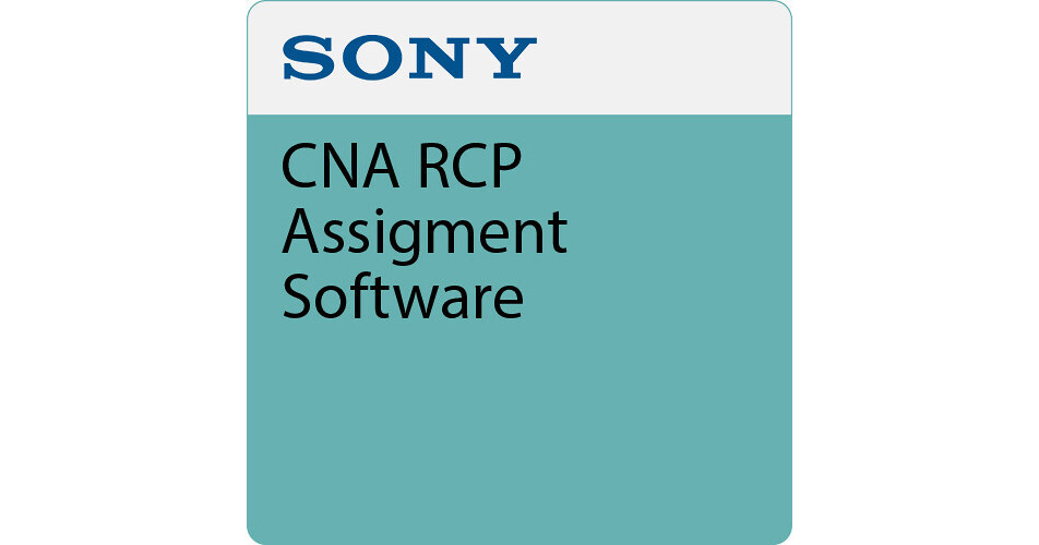 Sony CNA RCP Assigment Software HZCRACN1 B&H Photo Video