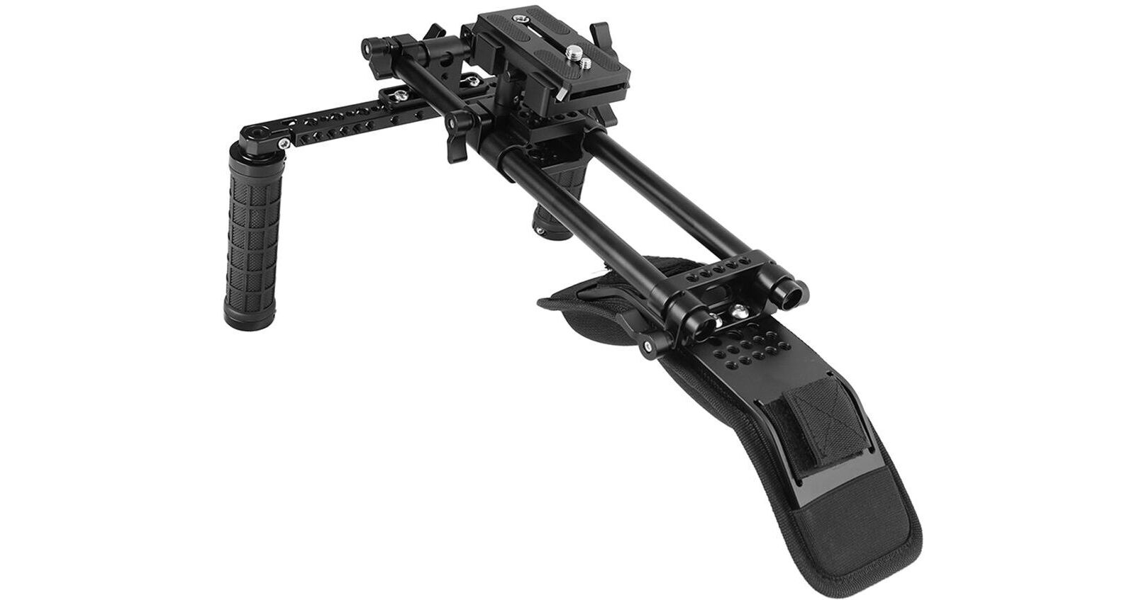 CAMVATE Shoulder Mount Kit with Manfrotto QR Plate & 15mm C2236