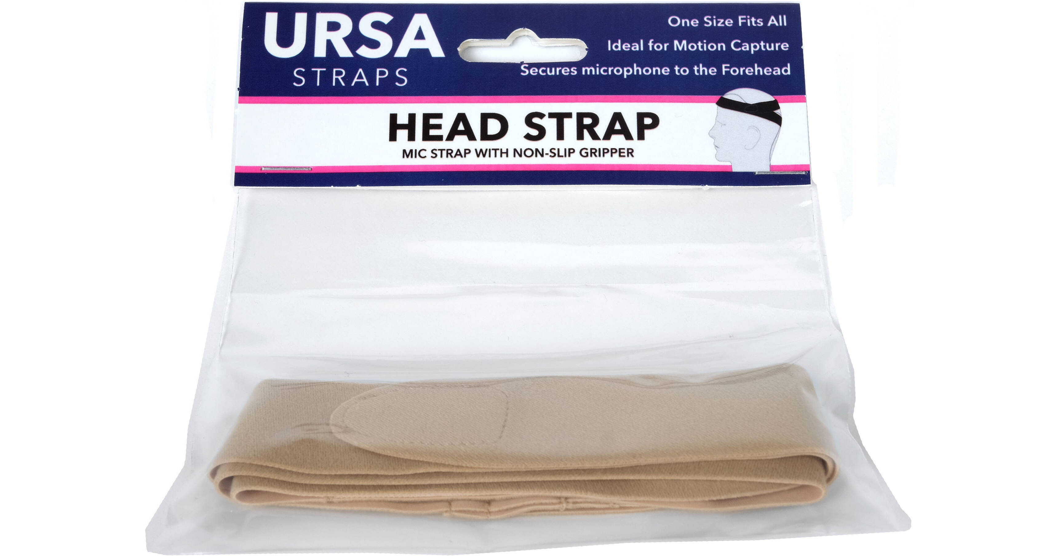 Remote Audio Head Strap Microphone Mount (Beige) URS HEADBE B&H