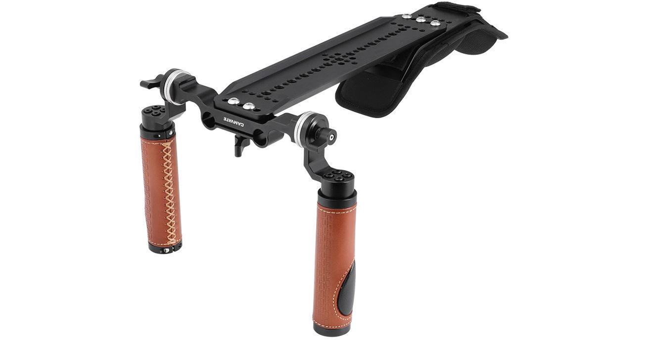CAMVATE Shoulder Mount Rig with 12" ARRI Dovetail Bridge C2432