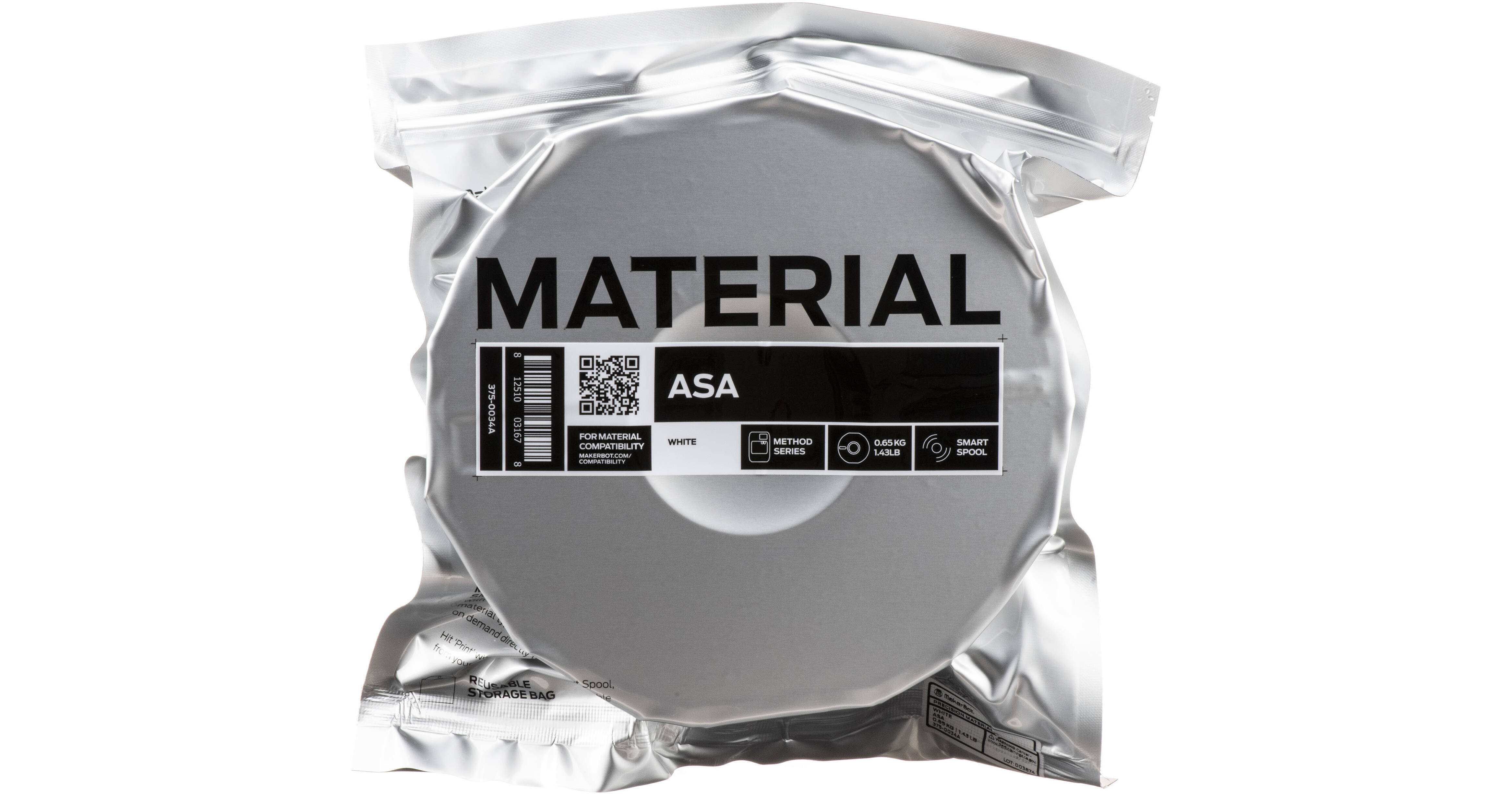 MakerBot METHOD X ASA Filament (White) 375-0034A B&H Photo Video