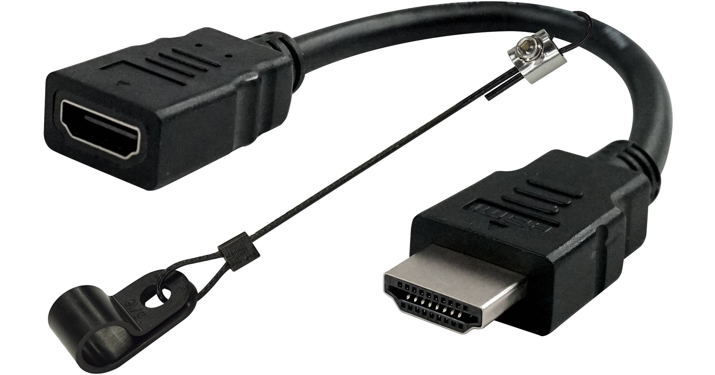 Simply45 HDMI Male to HDMI Female Pigtail Dongle Adapter DO-D004