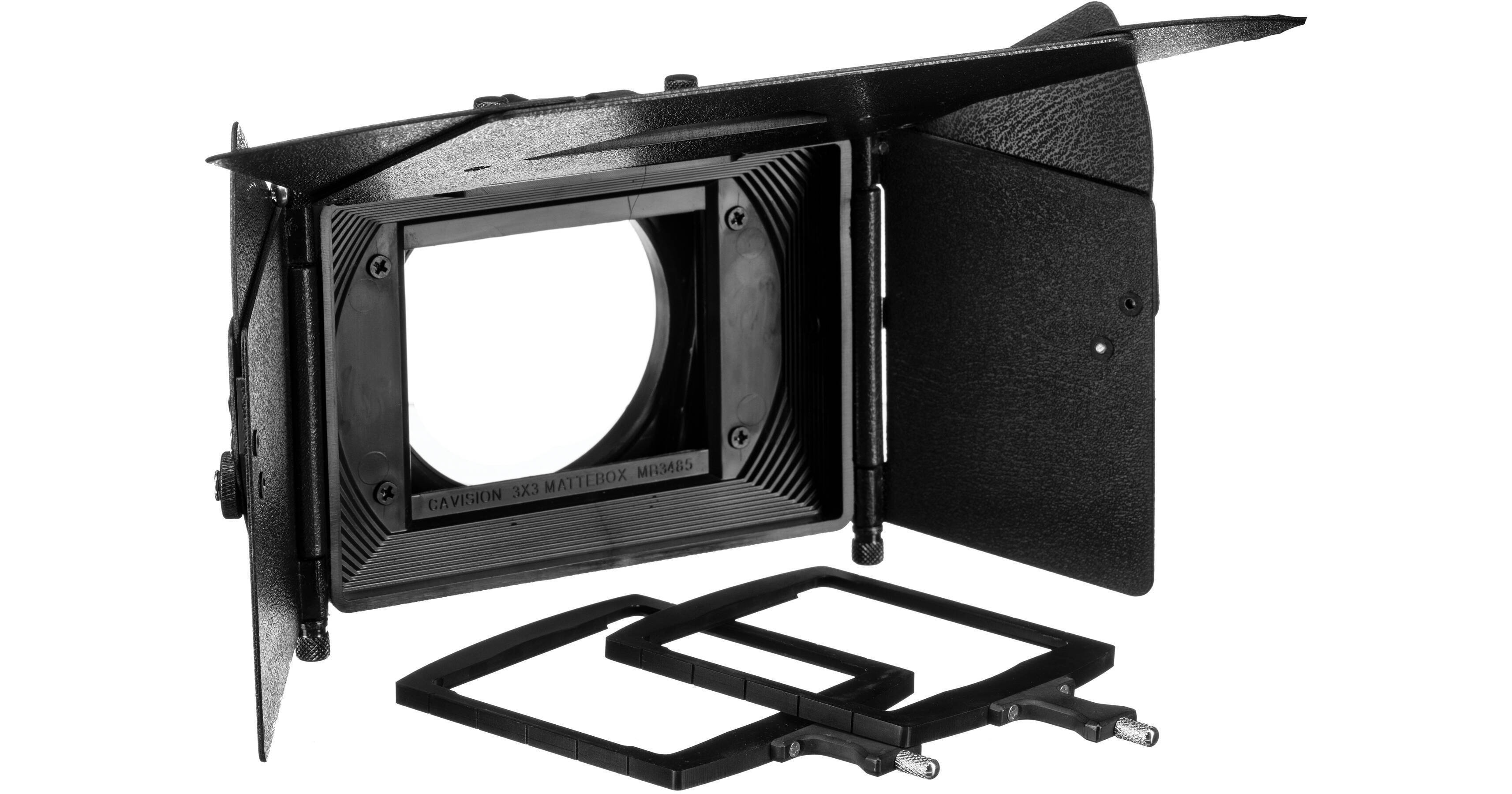 Cavision 3x3 Matte Box Kit with Metal Trays, Flaps