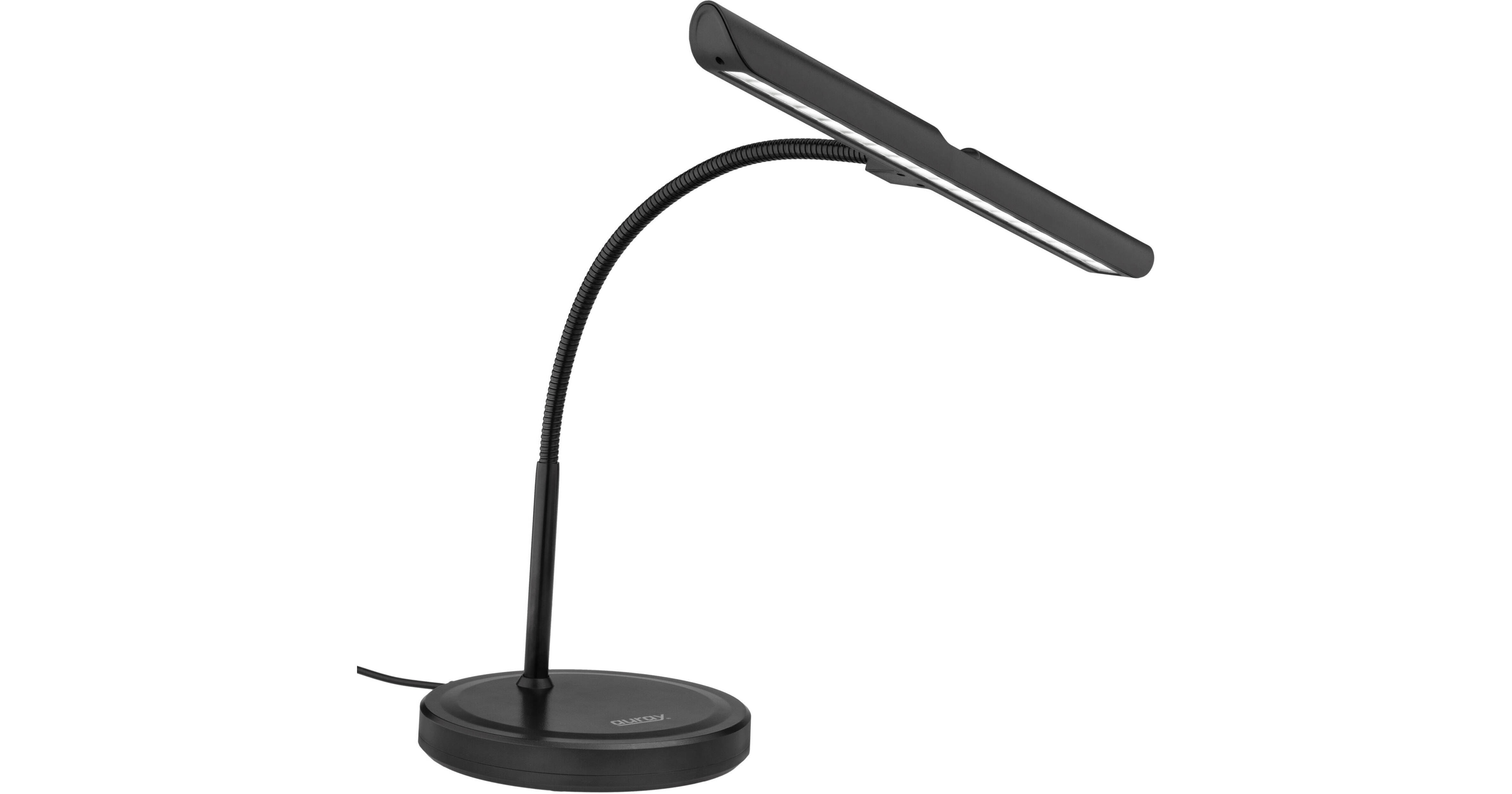 Auray 18-LED Desktop Gooseneck Light with USB Charger