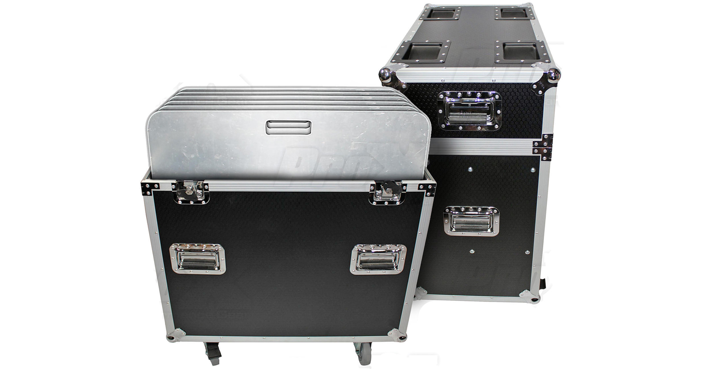 ProX Flight Case with Six 24 x 24" Aluminum XS-6XBP2424PACK B&H