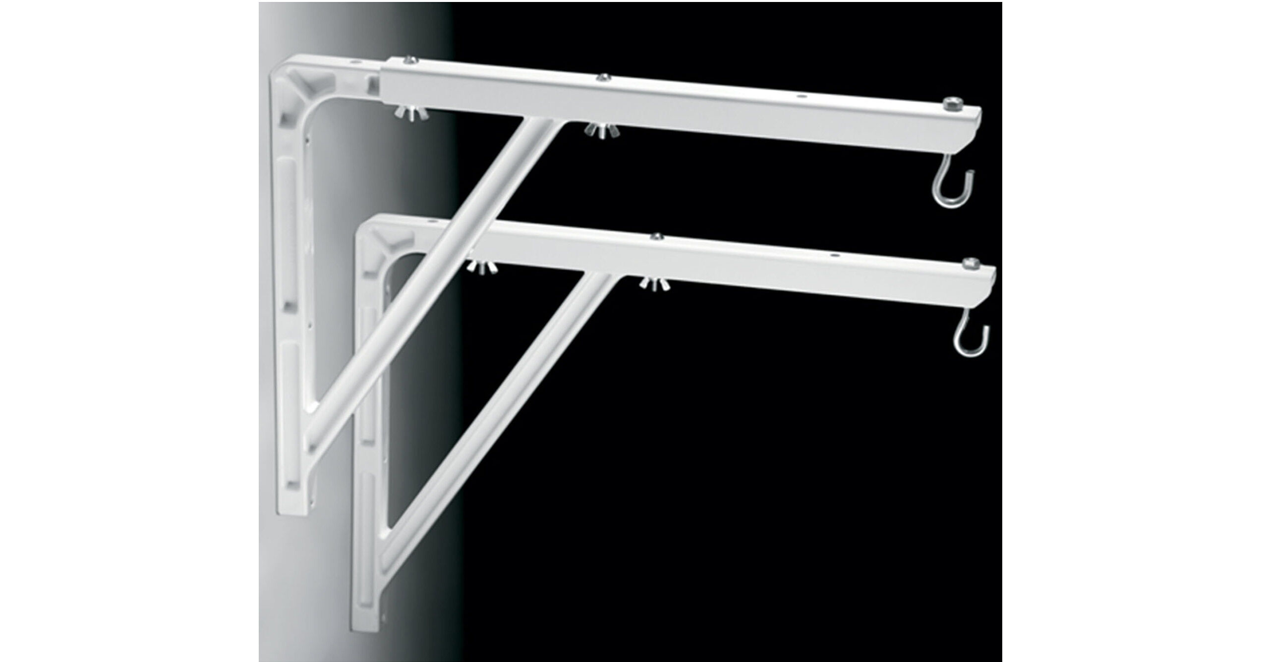 Da-Lite 40933 #23 Wall Mount Brackets 40933 B&H Photo Video