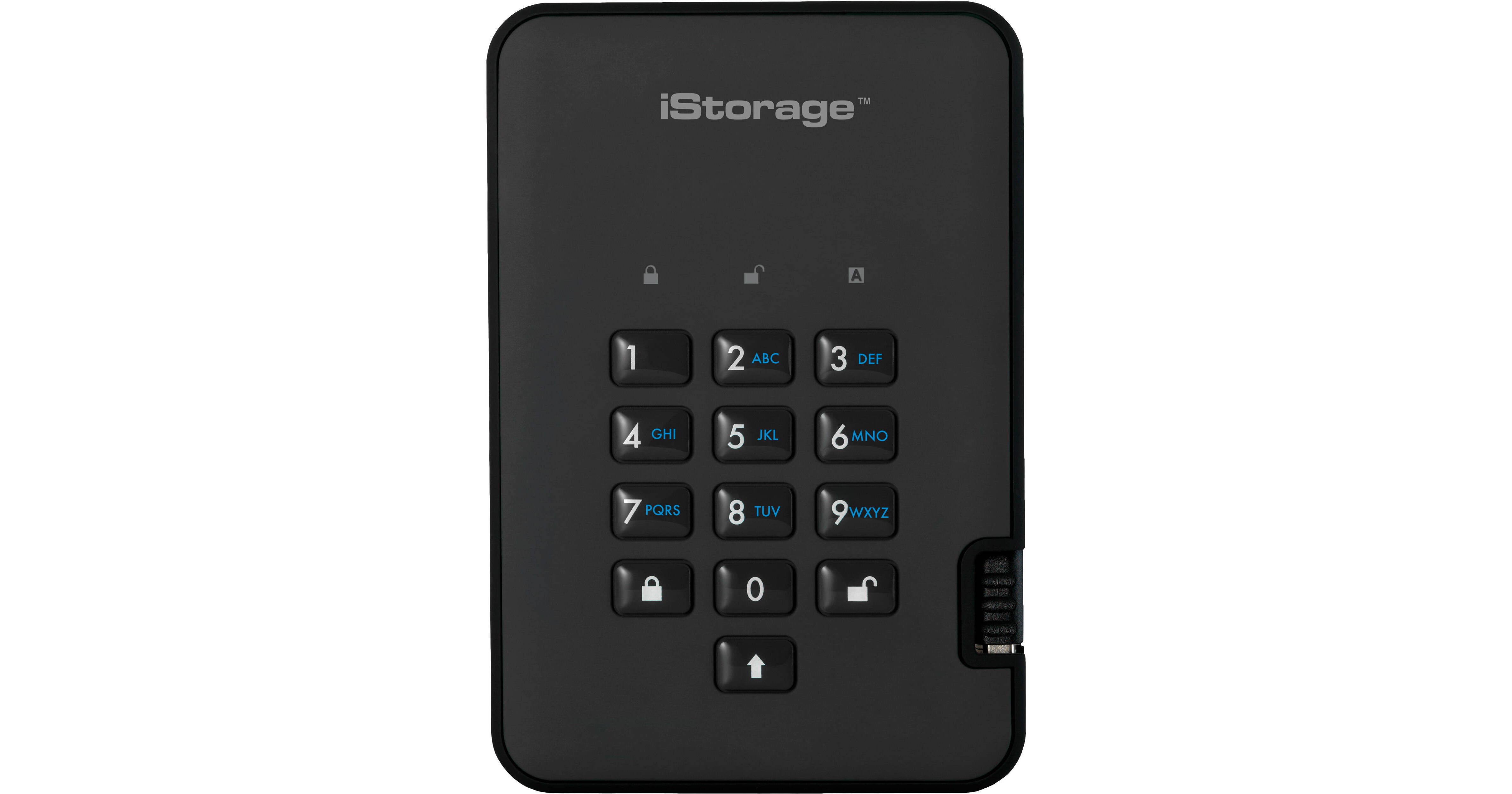 Istorage 8TB diskAshur2 USB 3.1 Encrypted IS-DA2-256-SSD-8000-B