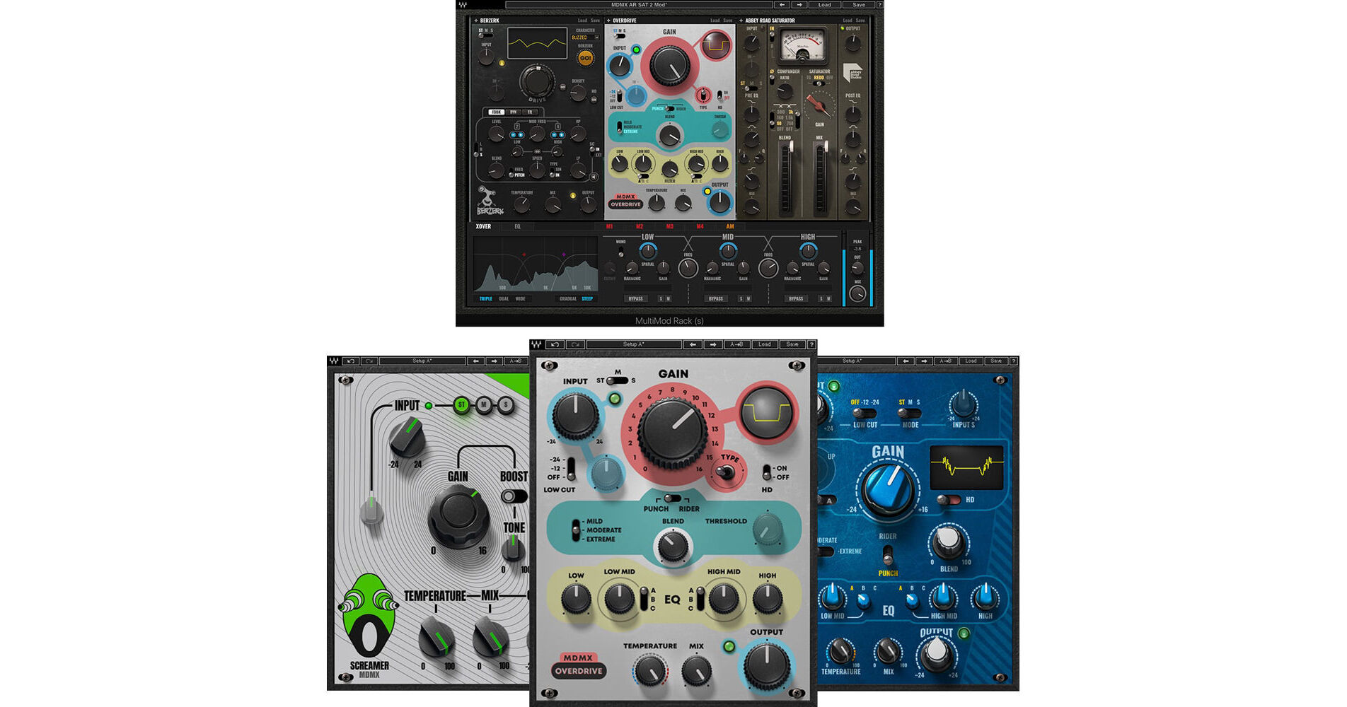 Waves MultiMod Rack + MDMX MultiBand FX Rack and MMDMDMX B&H