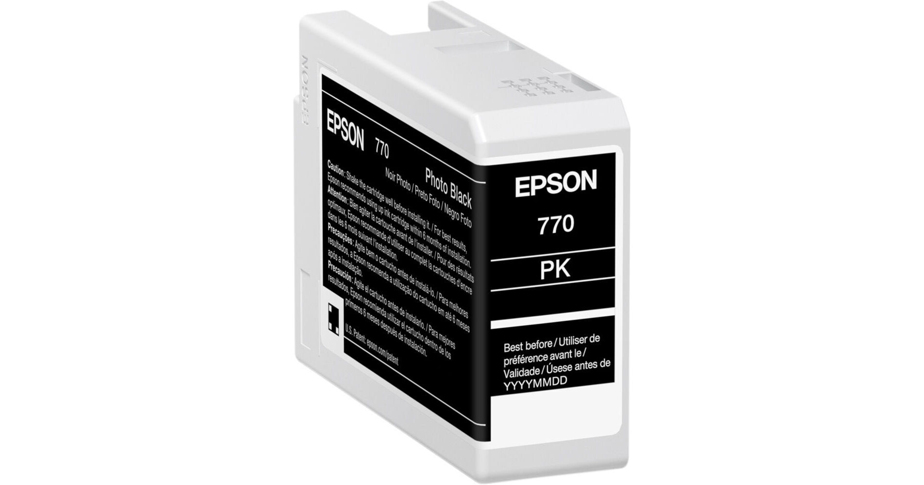 Epson 770 UltraChrome PRO10 Photo Black Ink Cartridge T770120